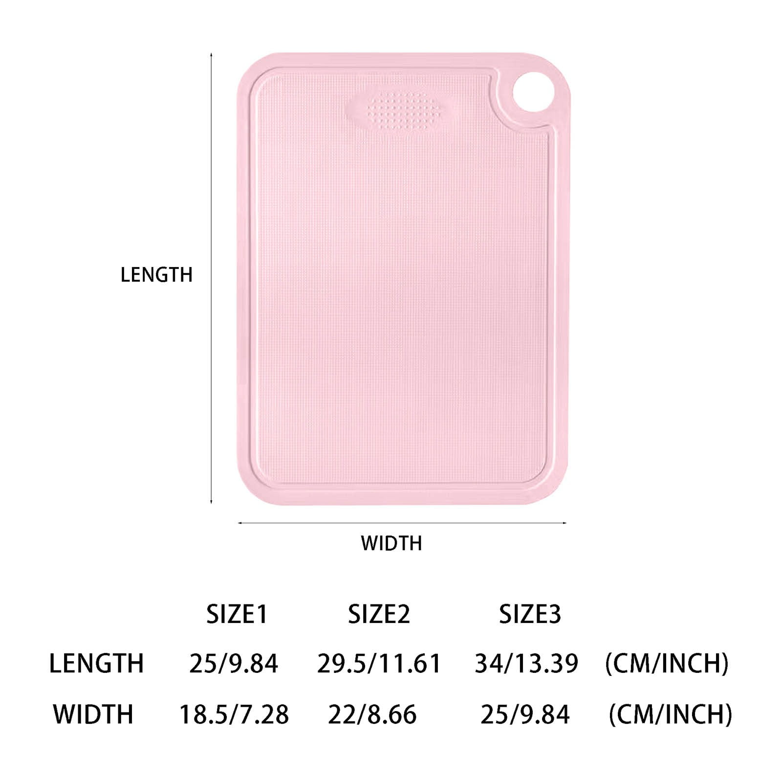 Celebrate Cutting Board Double Non Slip Portable Kitchen Meat Fruit ...