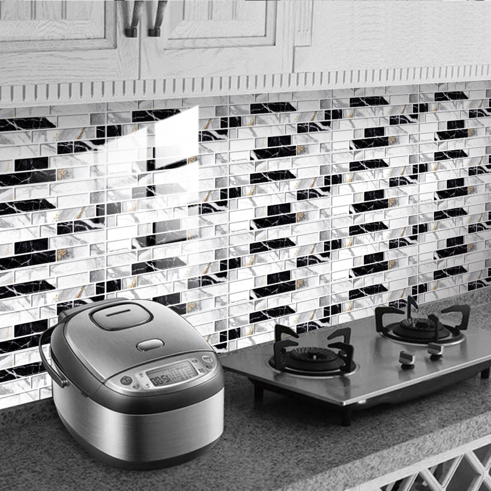 Celebrate Decoration Adhesive Crystal Wall Tile Stickers 1Pc Kitchen ...