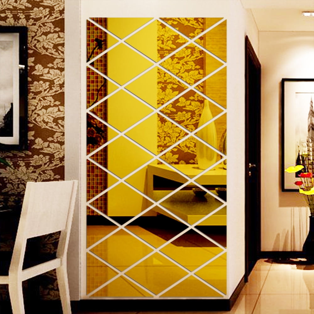 Celebrate Diy 3D Stickers Mirror Sticker Home Livingroom Decoration ...
