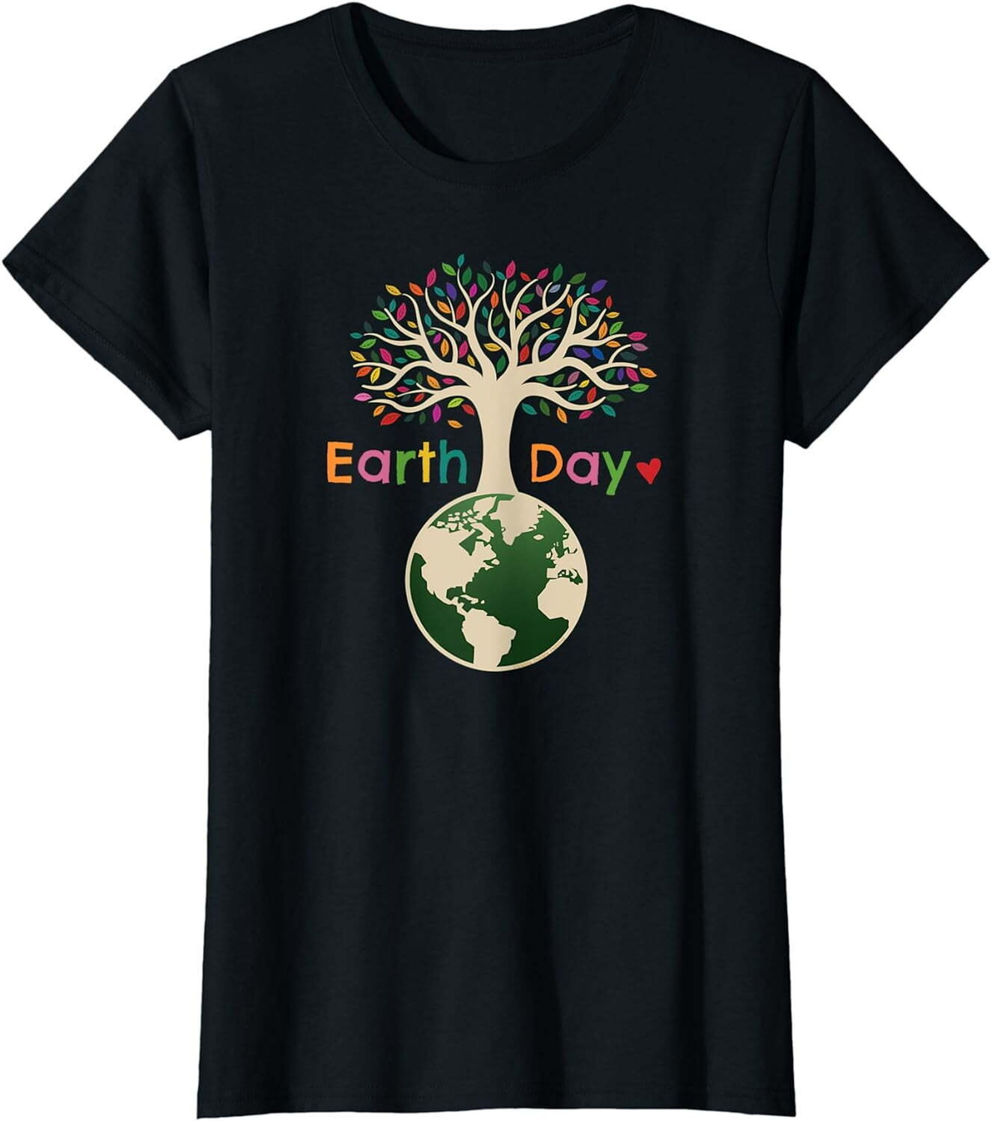 Celebrate Earth Day Colorful Tree - Earth Day T-Shirt - Walmart.com