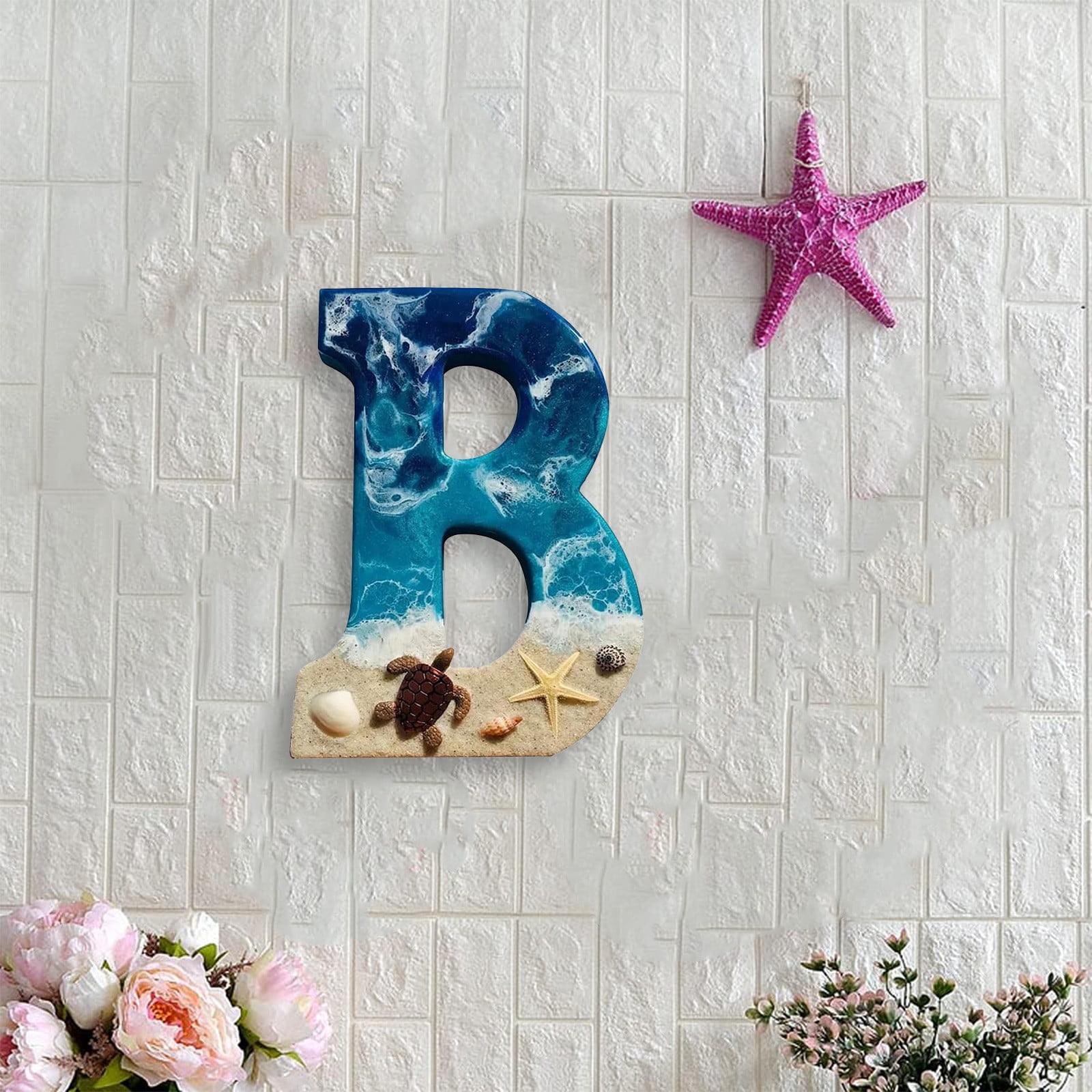 Celebrate Easter! Beach Dream: Beach Resin Letters Large Wooden Letter ...