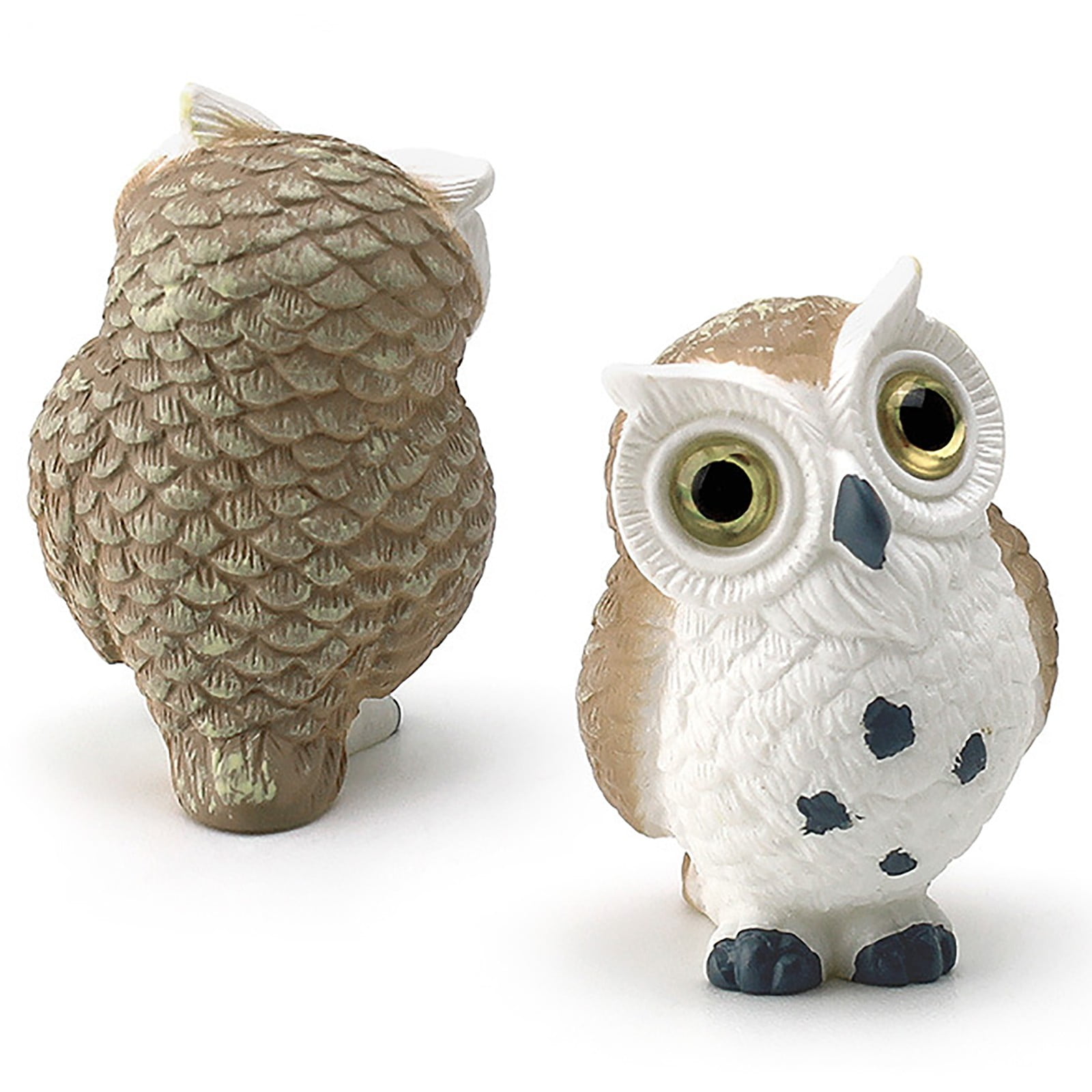 Celebrate Easter! Resin Mini Owls Set Cute Owl Statue With Owl Tree Owl ...