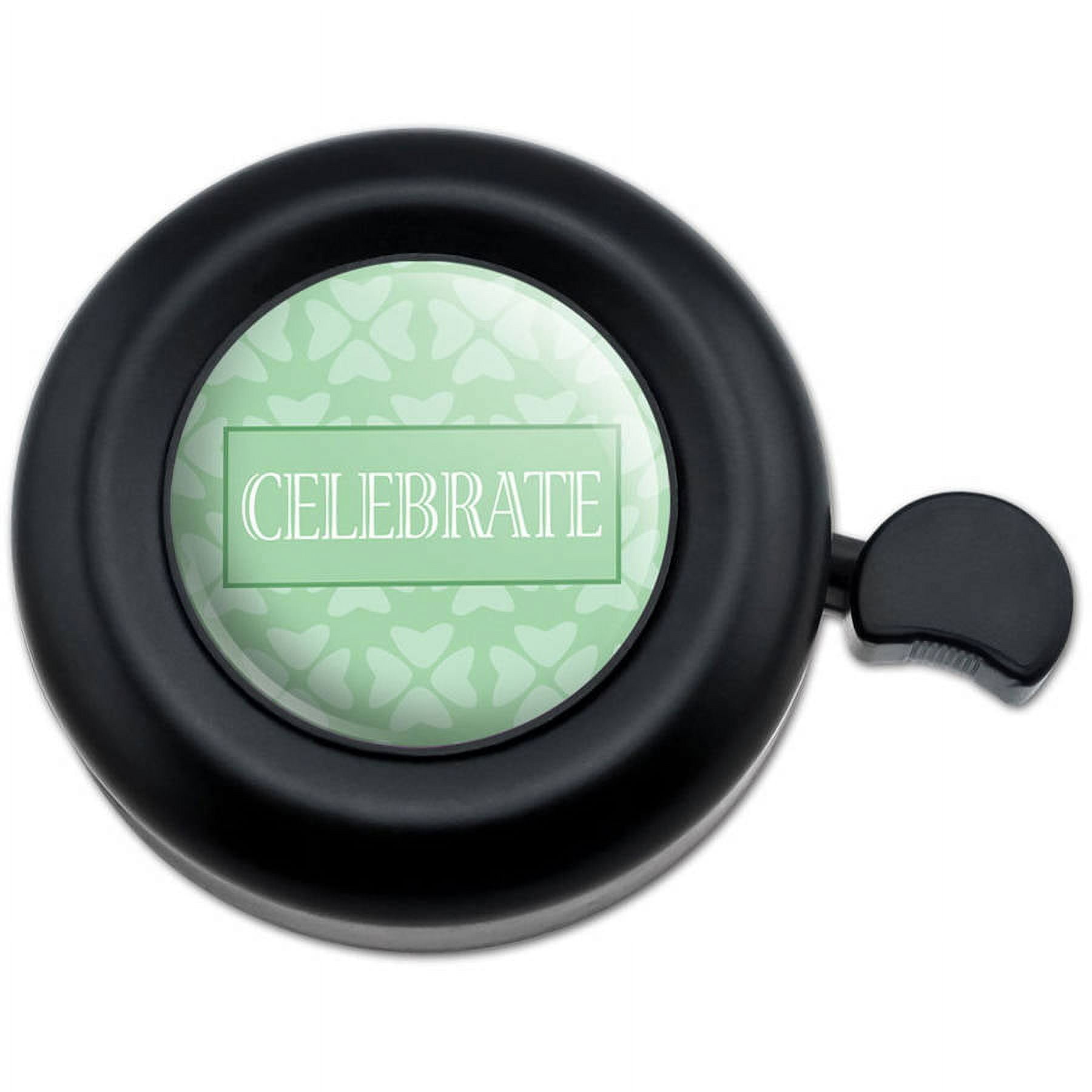 Celebrate Elegant Flower Pattern Mint Green Bicycle Handlebar Bike Bell ...