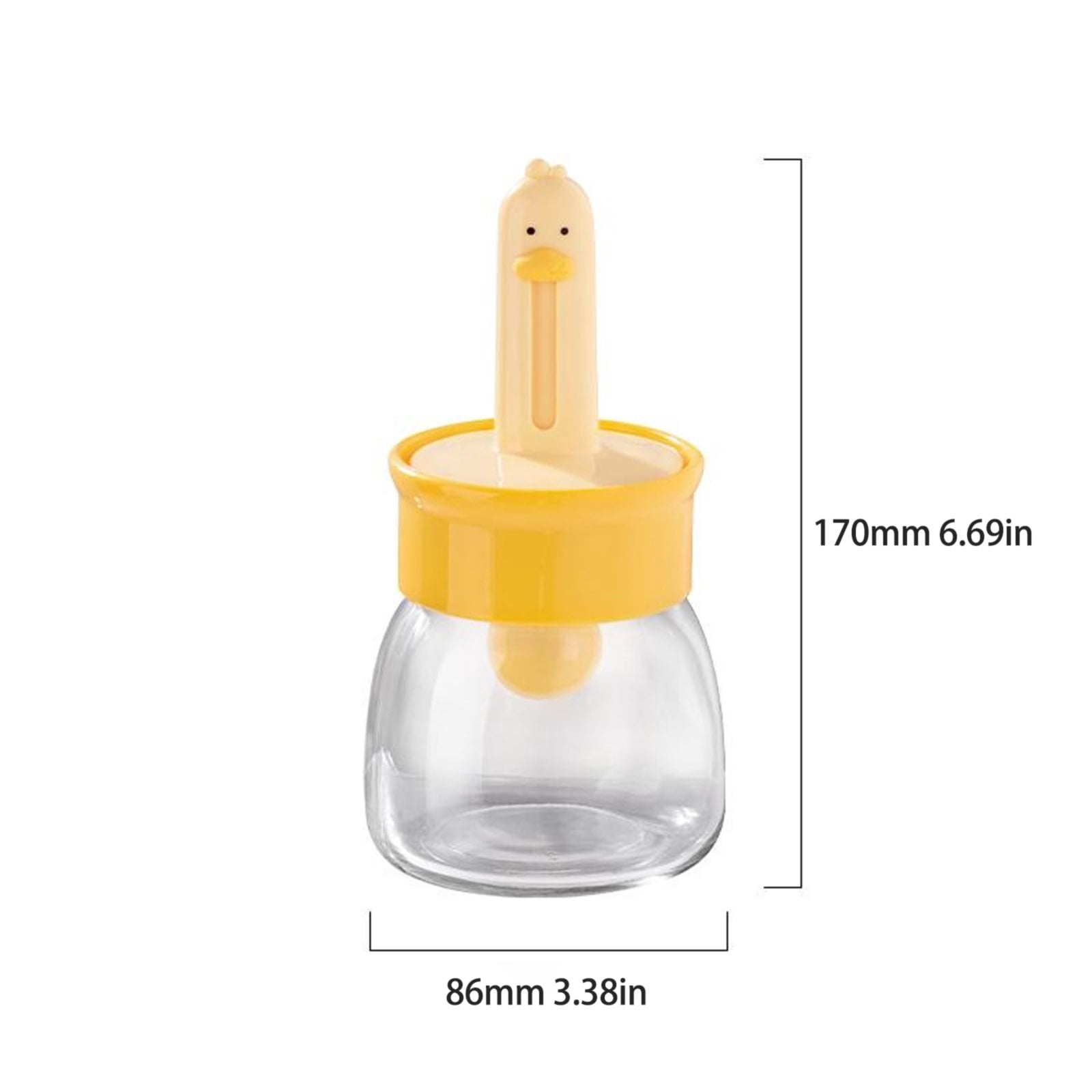 Celebrate Elegant Holder Glass Canister Set With Spoon For Kitchen ...