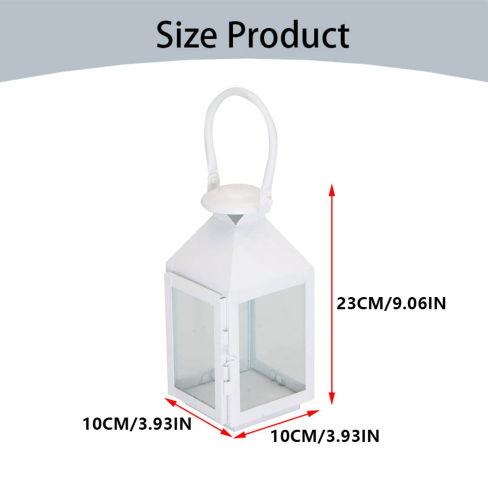 Celebrate European Style Modern White Glass Windproof Candle Holder ...