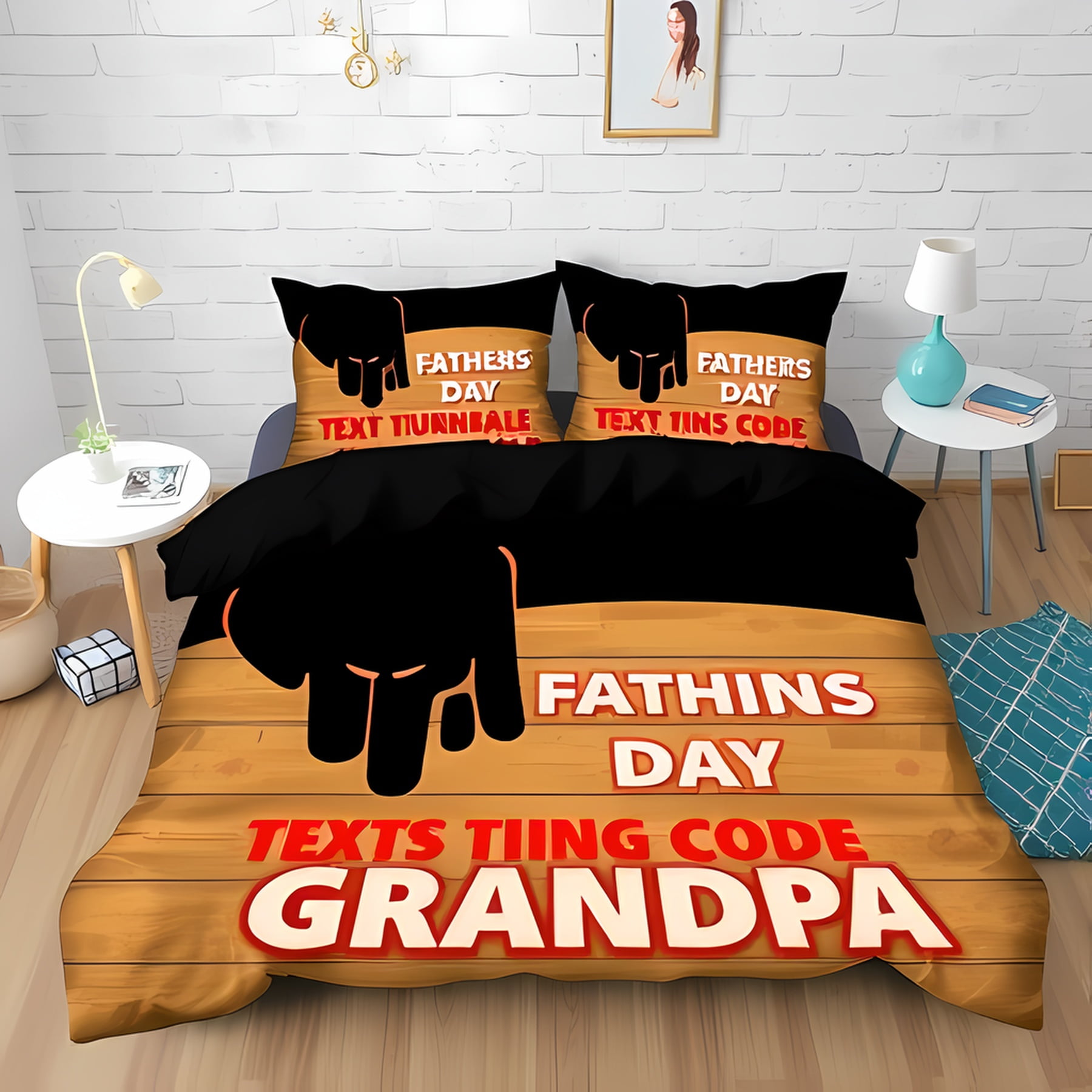 Celebrate Father's Day with a Fun 3-Piece Pillowcase & Duvet Cover Set ...