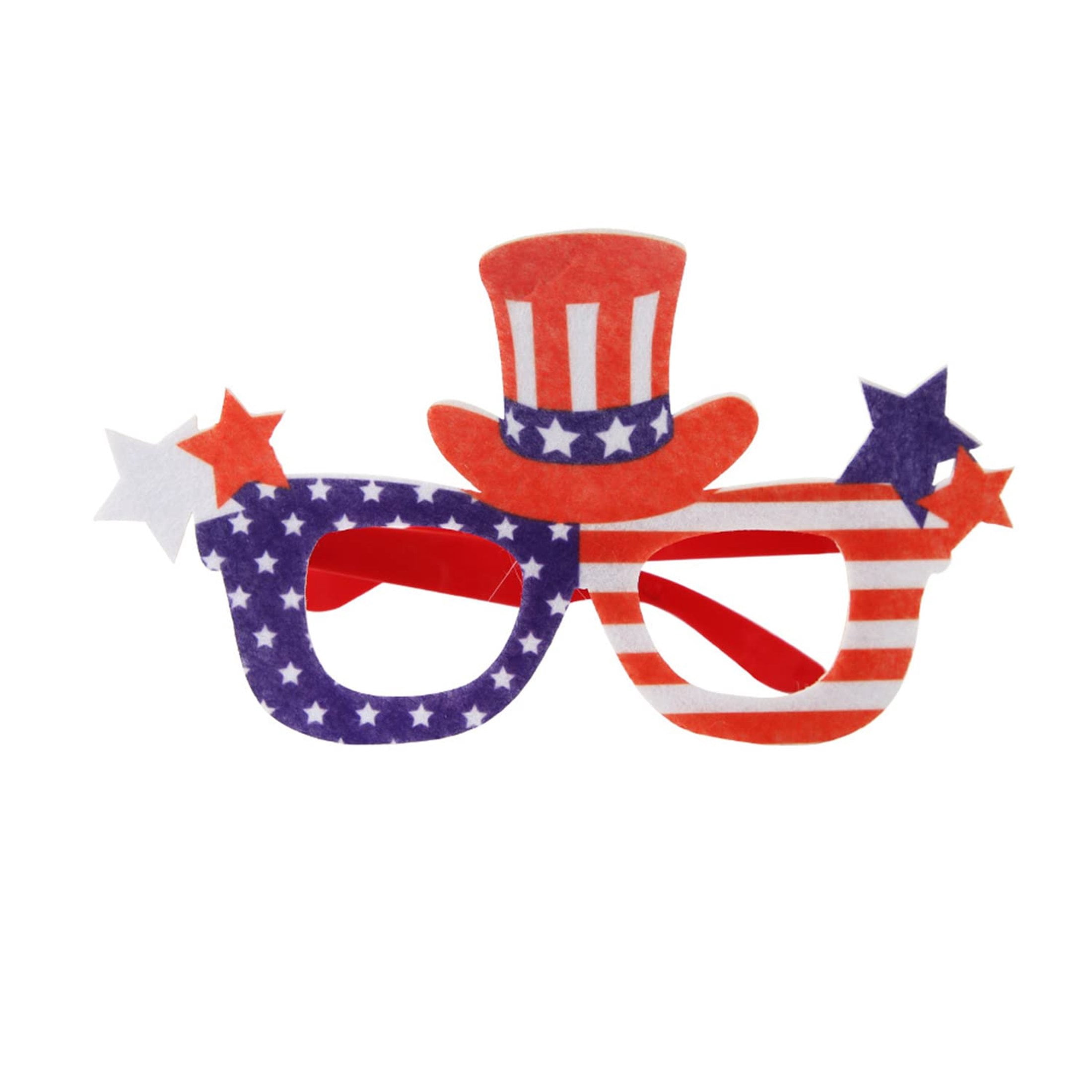 Celebrate Freedom Party Glasses - Fun Star and Round Hat Accessories ...
