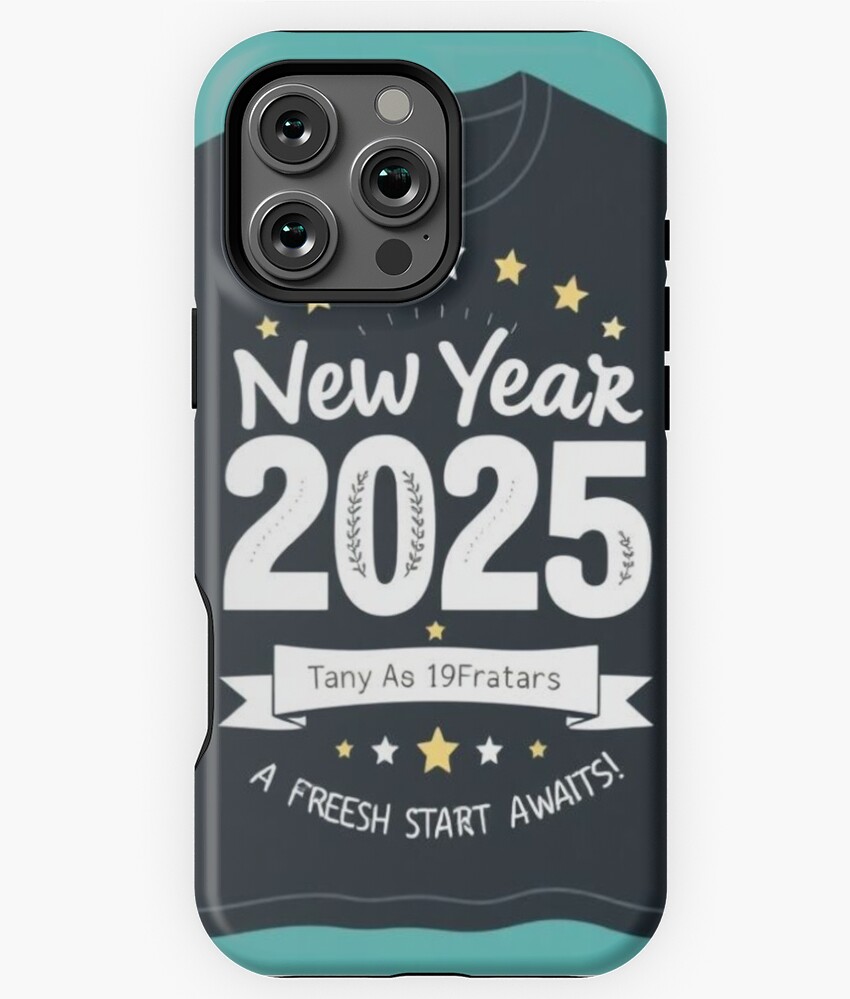 Celebrate Fresh Beginnings New Year Phone Case for iPhone 16 15 14 13 ...
