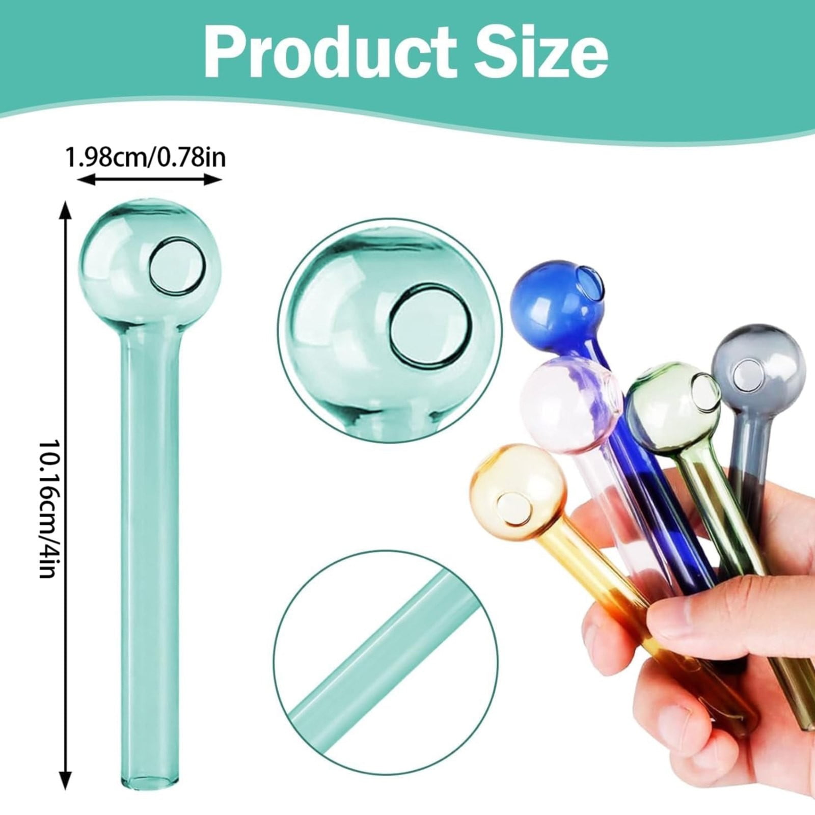 Celebrate Glass 4 Inch Short Reusable Glass With Cleaning Brush ...