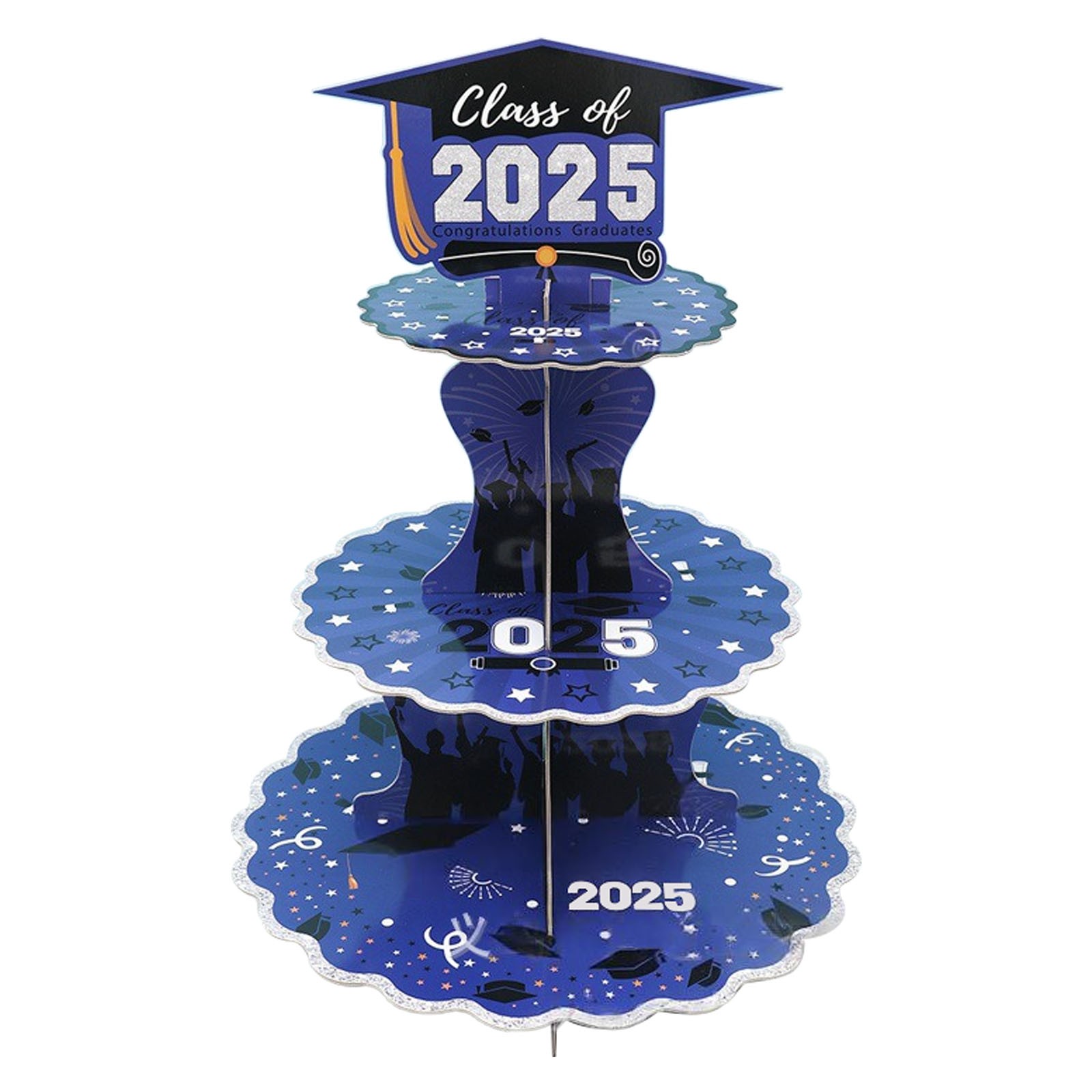 Celebrate Graduation Cupcake Stands Graduation Hat Tiered Cupcake ...