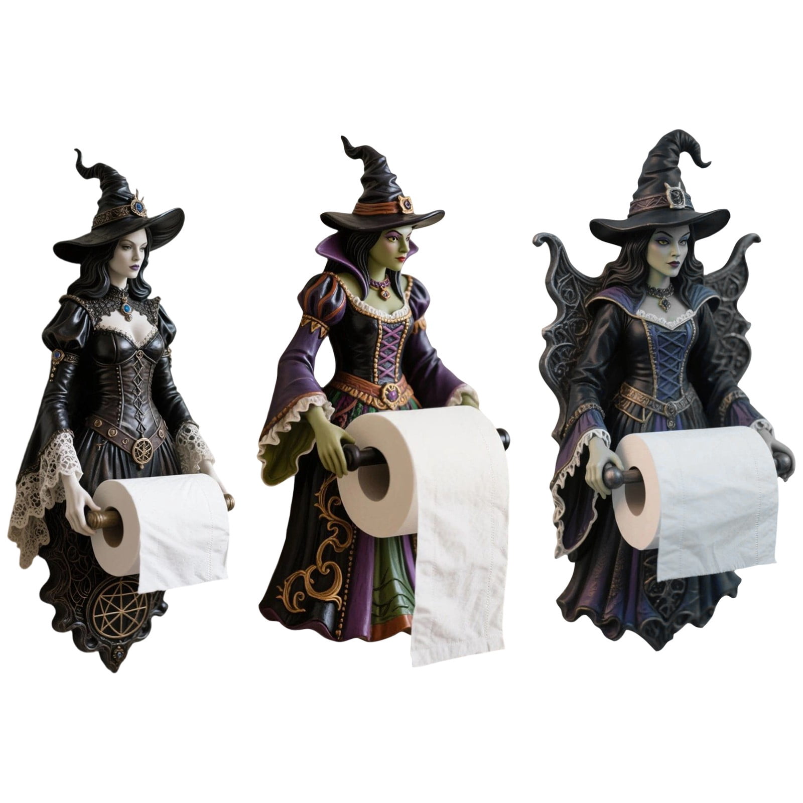 Celebrate Halloween with Novelty Witch Toilet Paper Holder 6.69inch ...