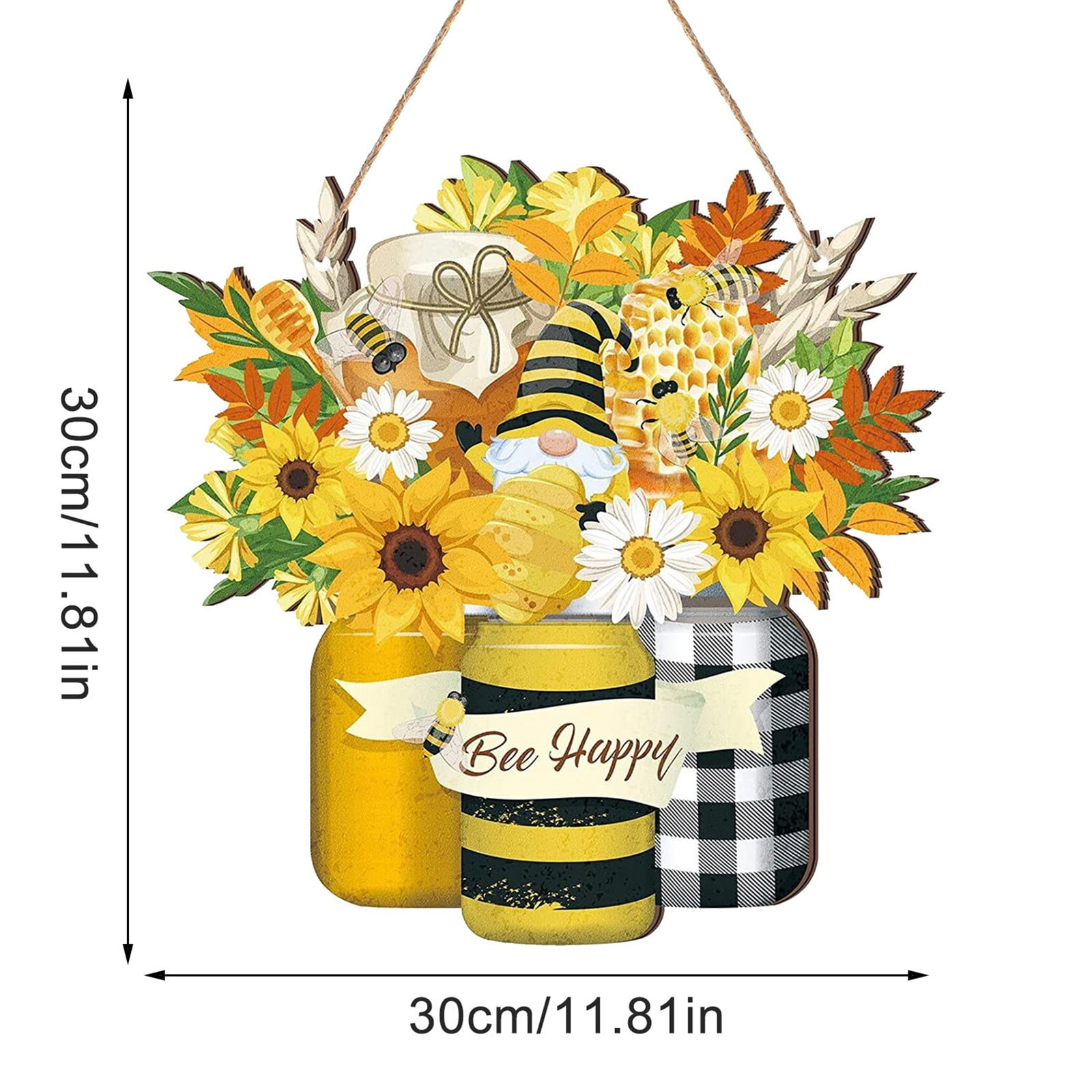 Celebrate Happy Door Signs Plaque Wooden Hanging Door Signs Decorate ...