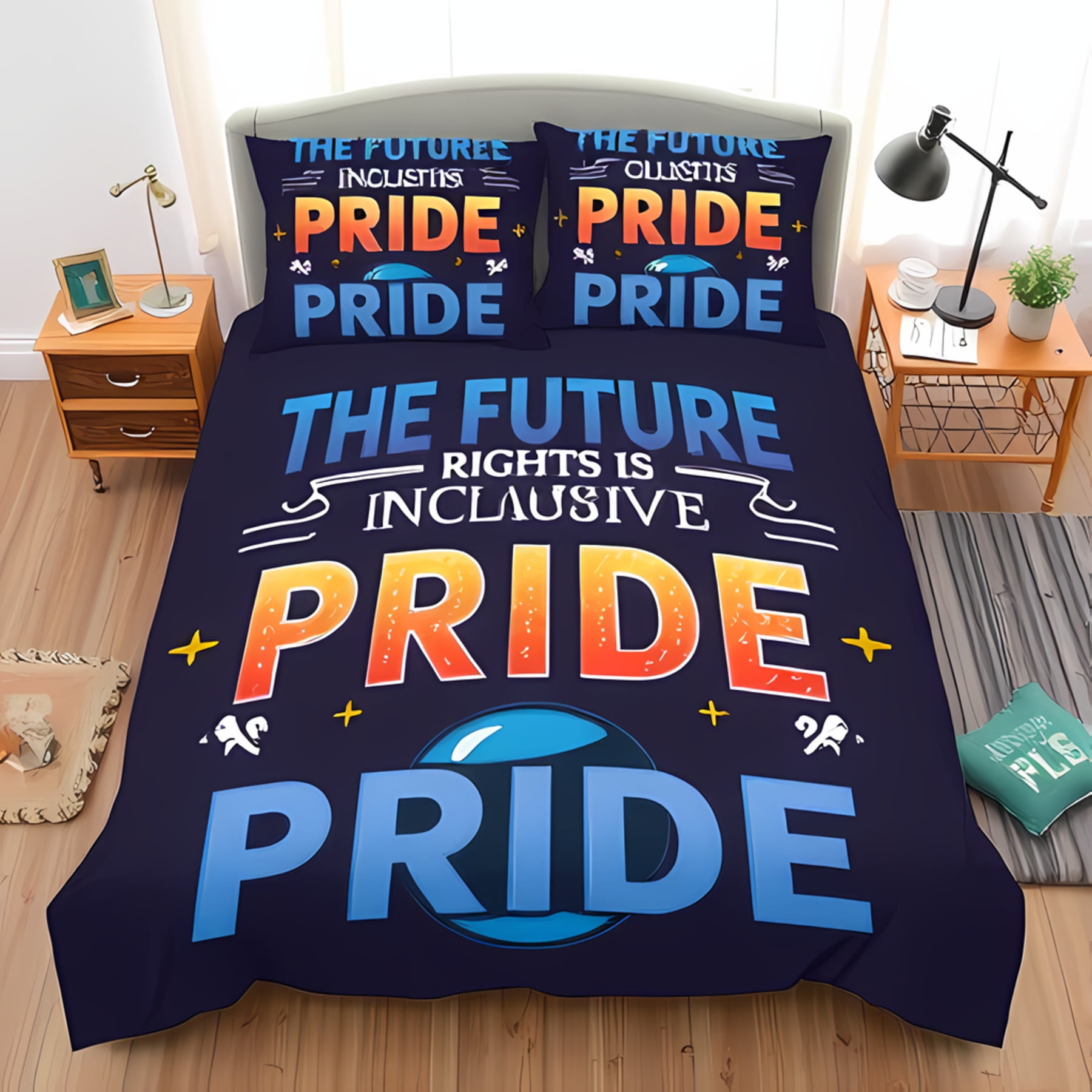 Celebrate Inclusivity with Our 3-Piece Duvet Cover Set - "THE FUTURE ...