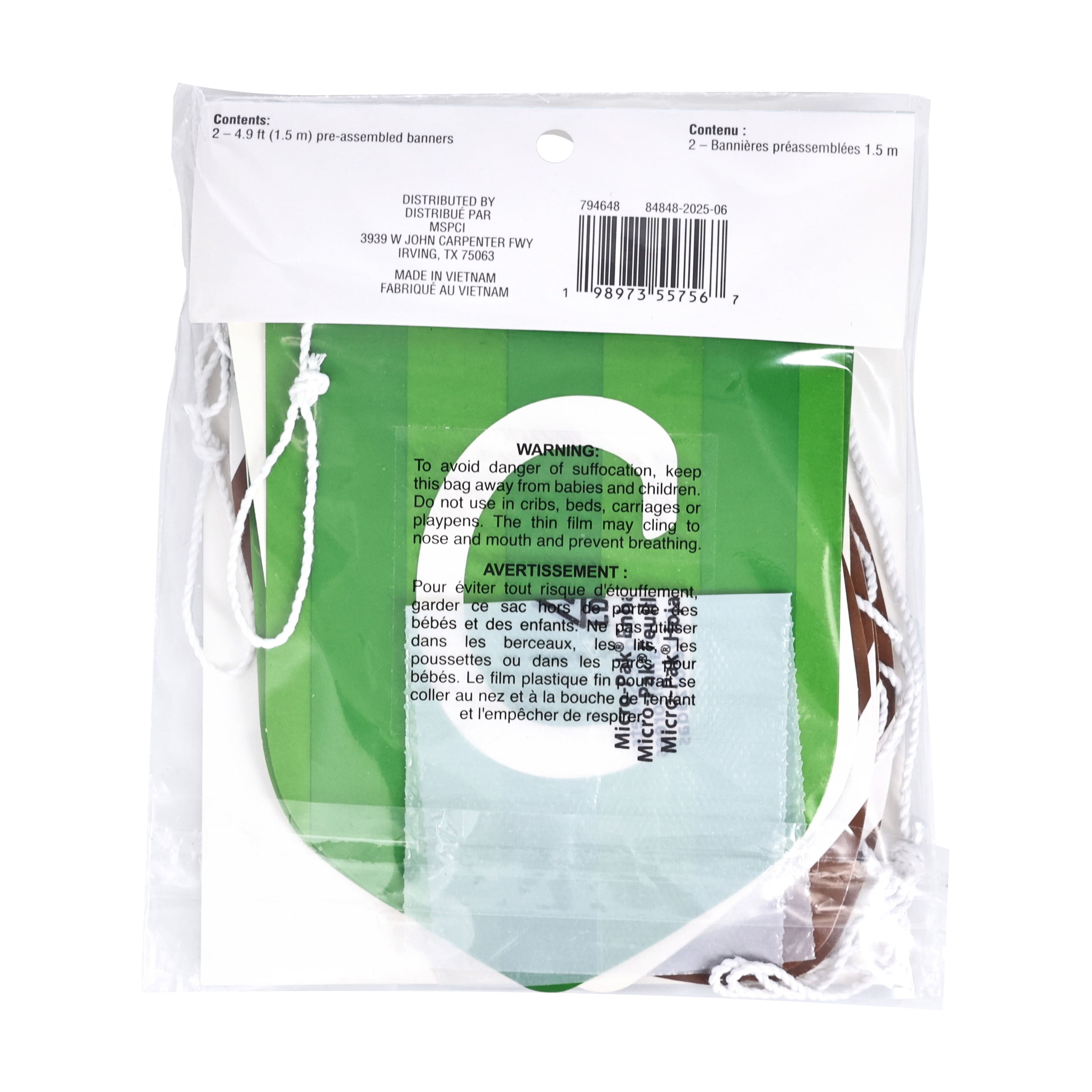 Celebrate It Banner Set – “Game Time” Football Party Garlands with ...