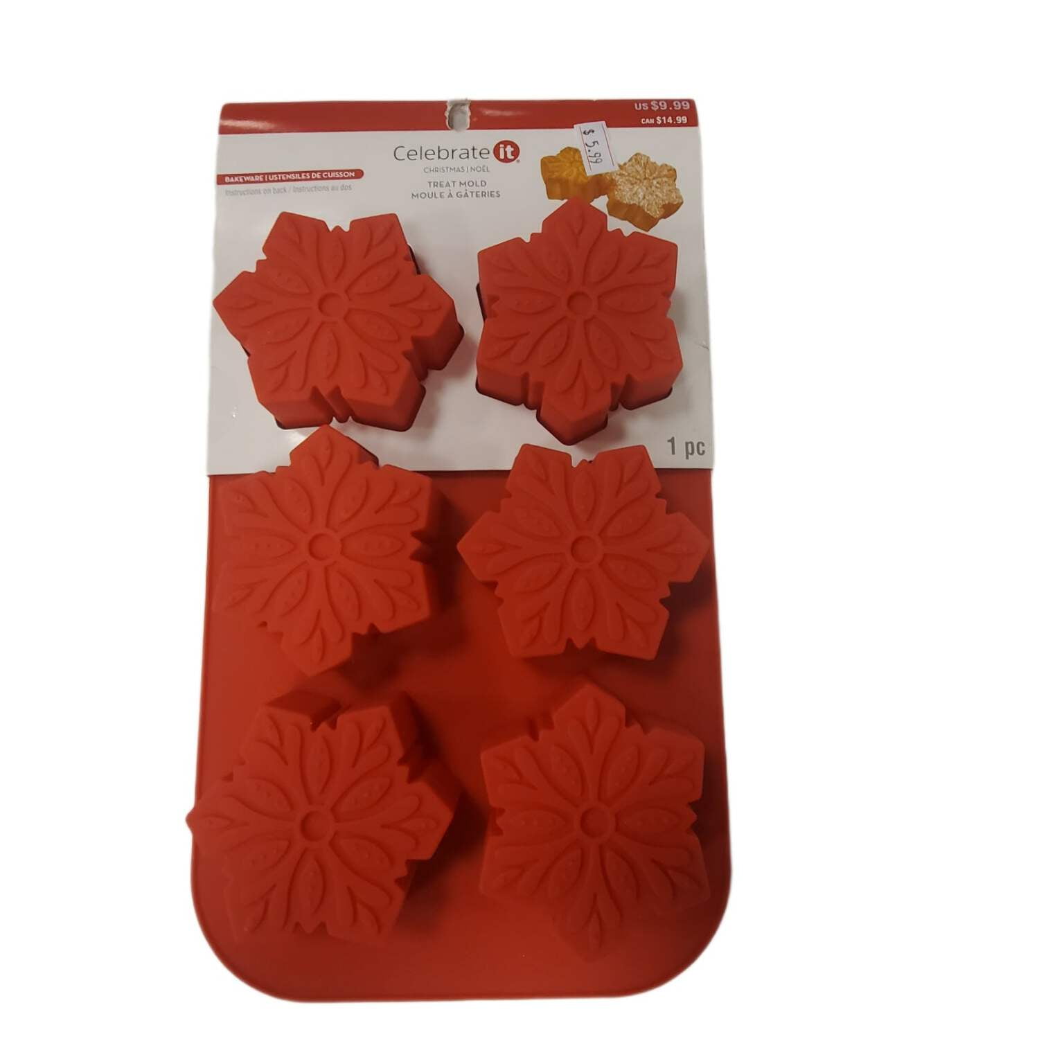 Celebrate It Candy Molds Small Red Oven Safe Wide Variety (Gingerbread ...