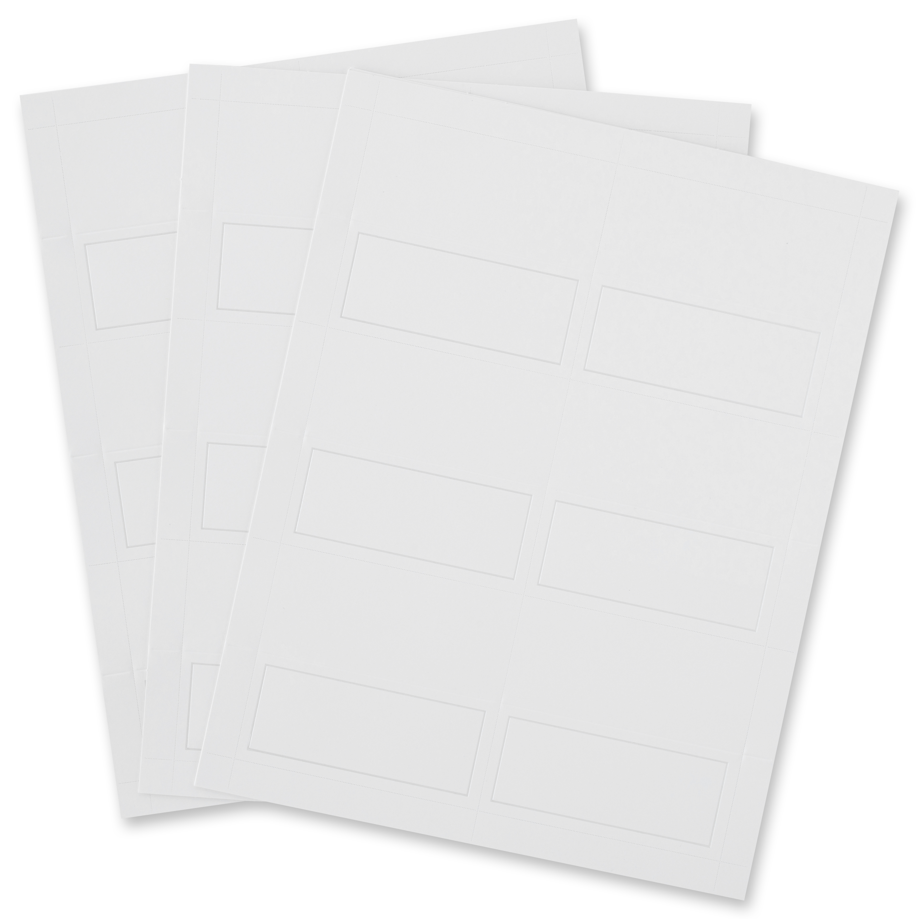 Celebrate It Occasions Place Cards - Elegant Blank Foldable Table Name ...