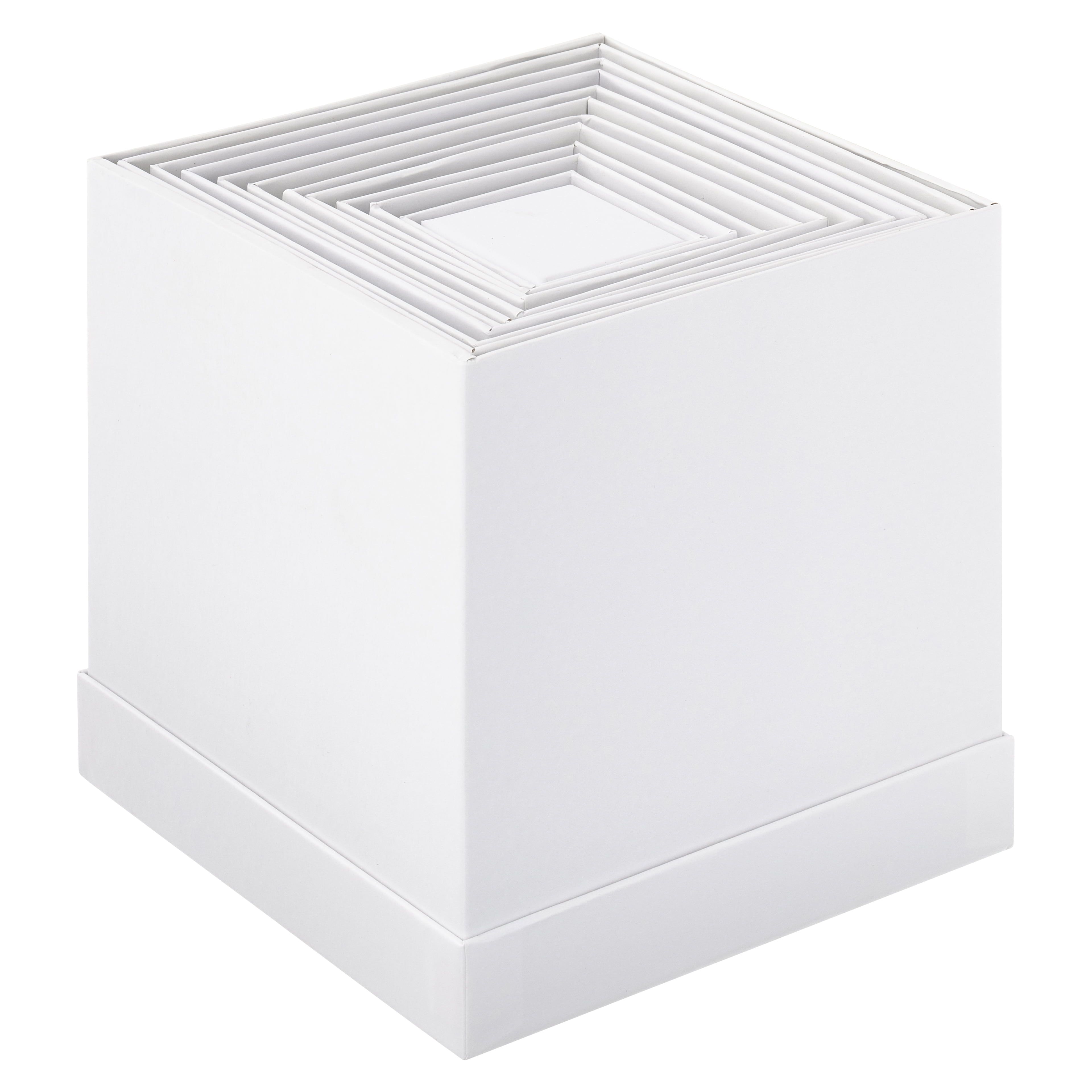 Celebrate It White Square Gift Boxes, 12 Pieces - Walmart.com