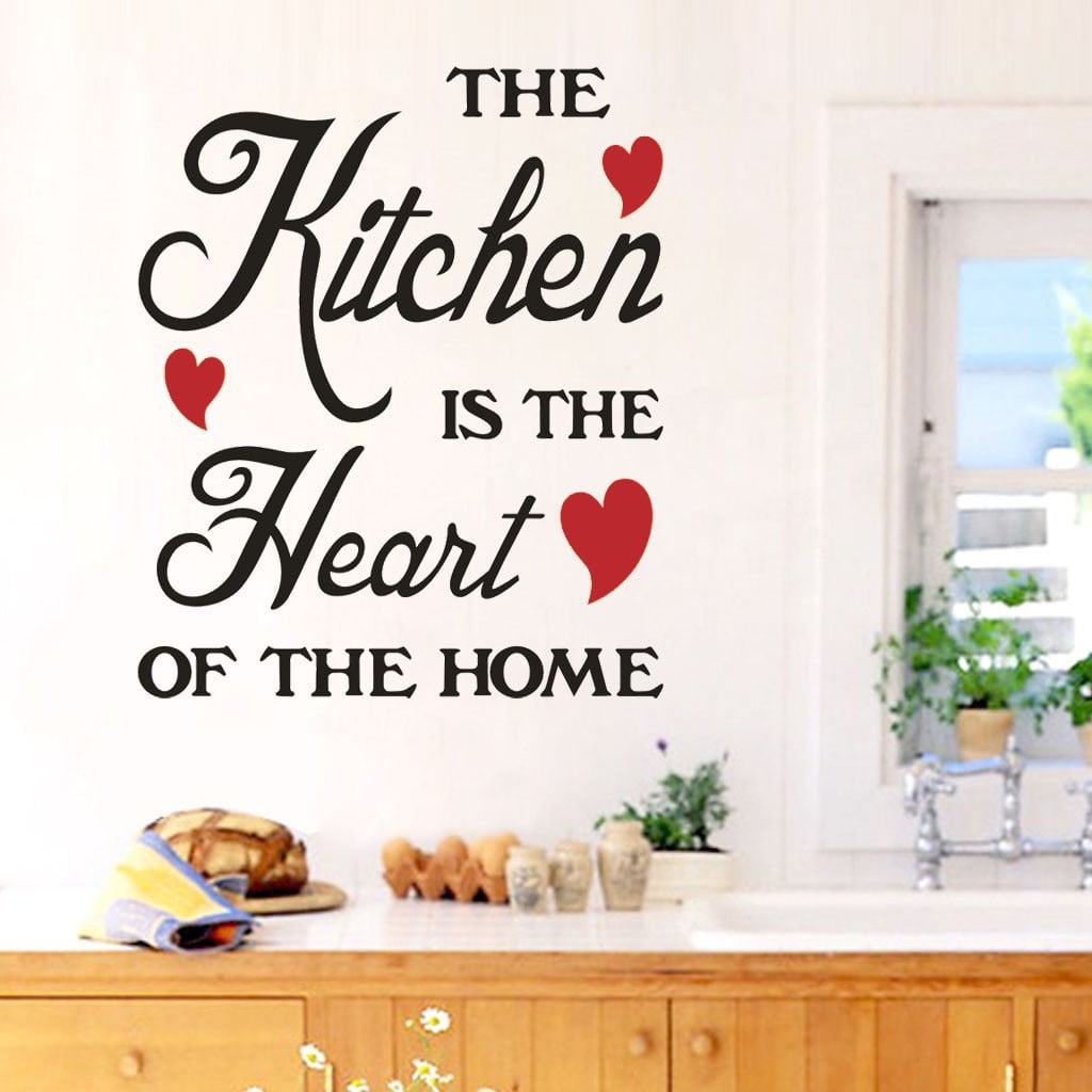 Celebrate Kitchen Wall Vinyl Kitchen Decals 1Pc Art Dinning Quote Decor ...