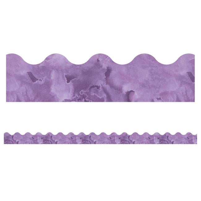 Celebrate Learning Watercolor Purple Scalloped Borders [Misc. Supplies ...