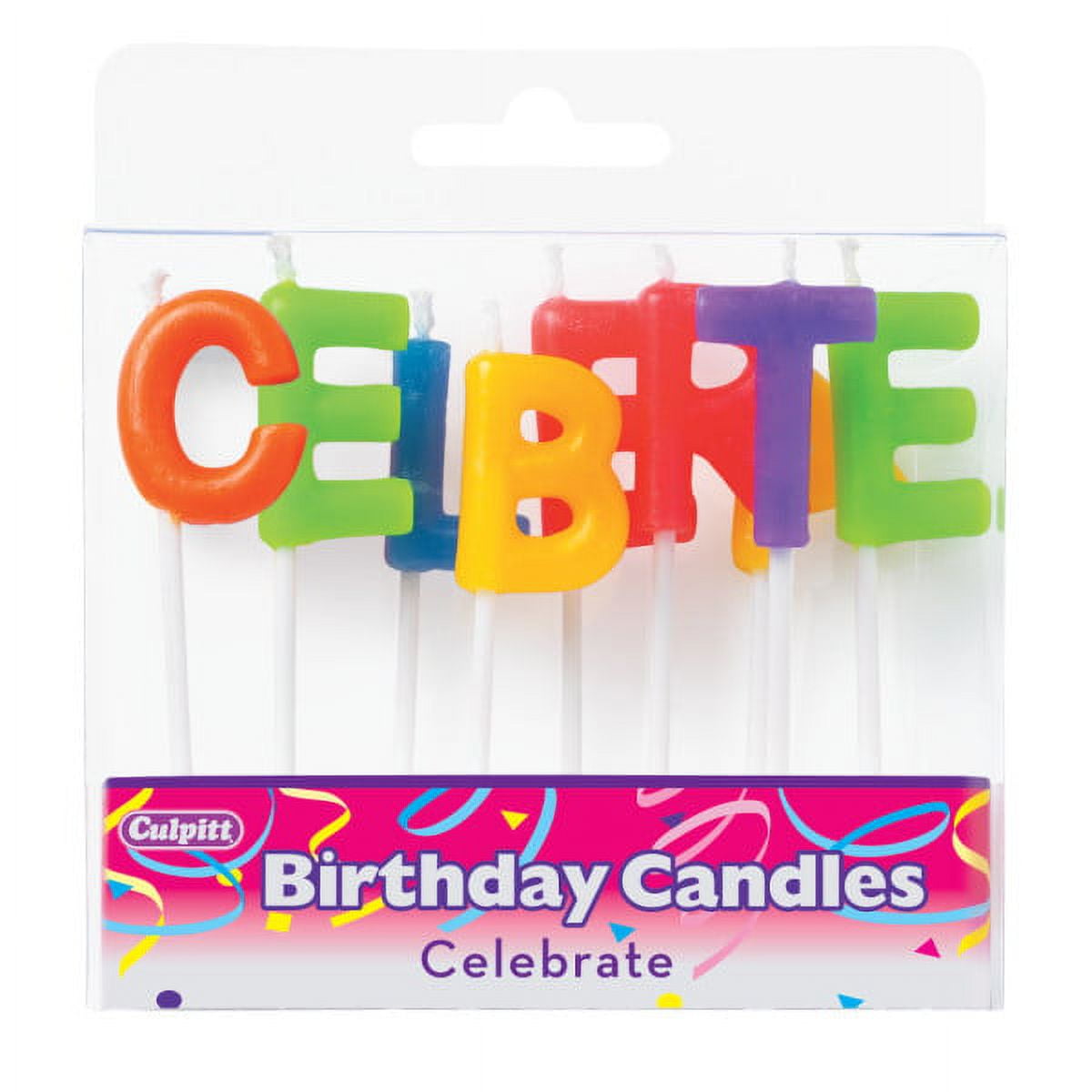 Celebrate Letter Candles - Walmart.com