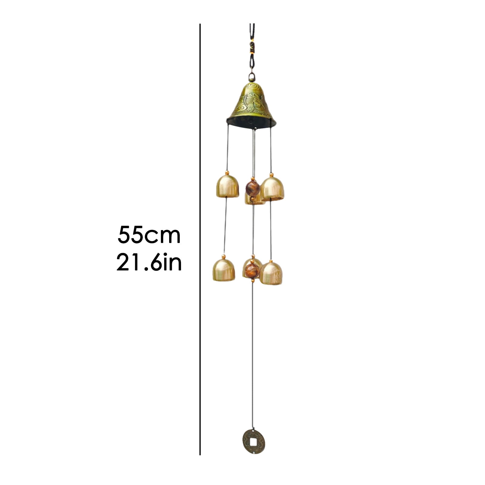Celebrate Metal Outdoor Hanging Wind Chimes Decor Indoor Garden Bell ...