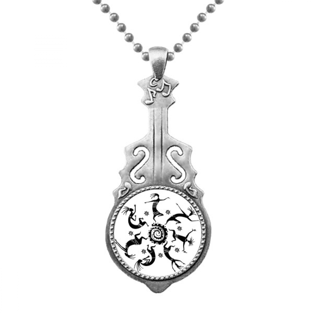 Celebrate Mexican Outline Mexico Totems Pendant Jewelry Music Guitar ...