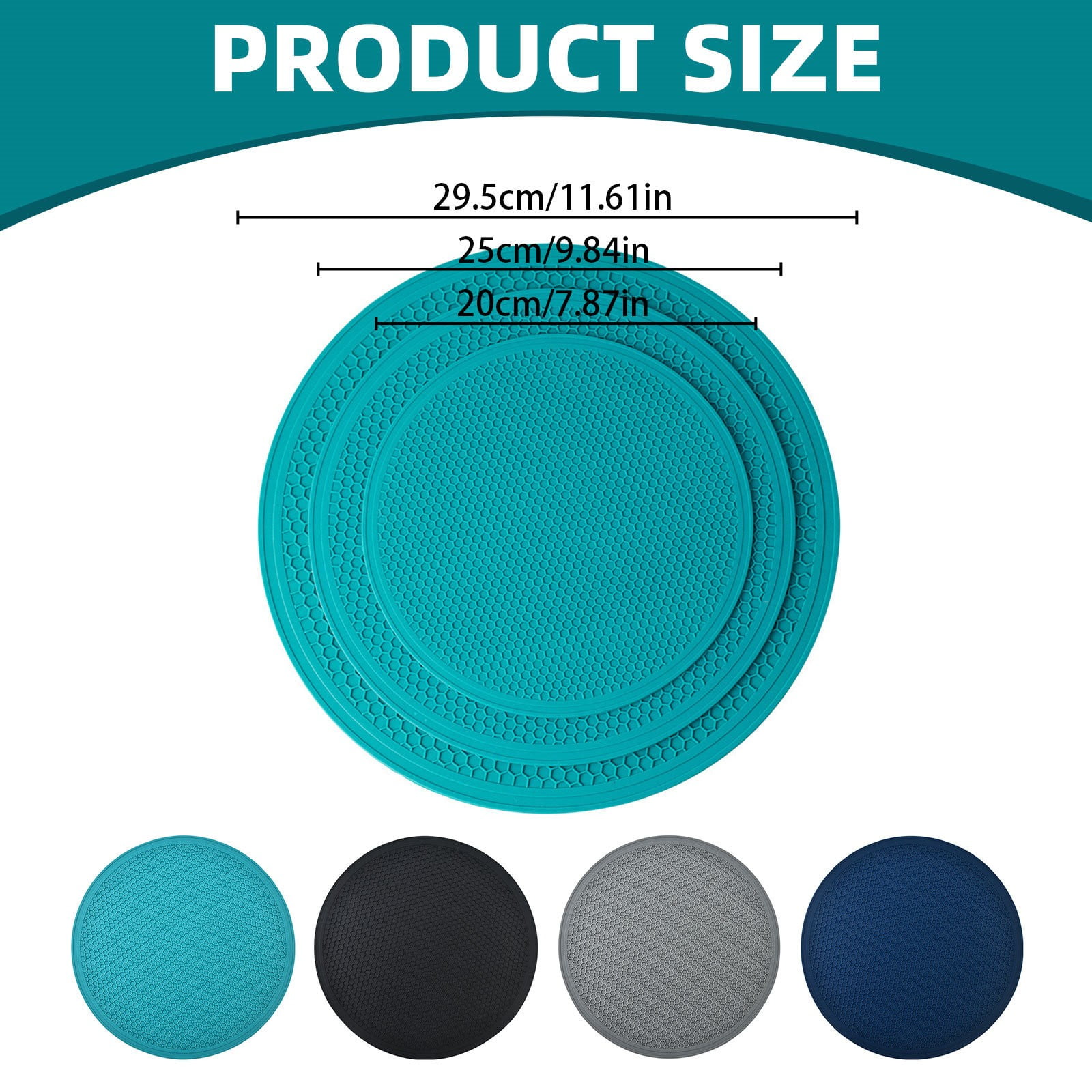 Celebrate Microwave Mat Silicone Trivets For Hot Dishes Pots &Pans Hot ...