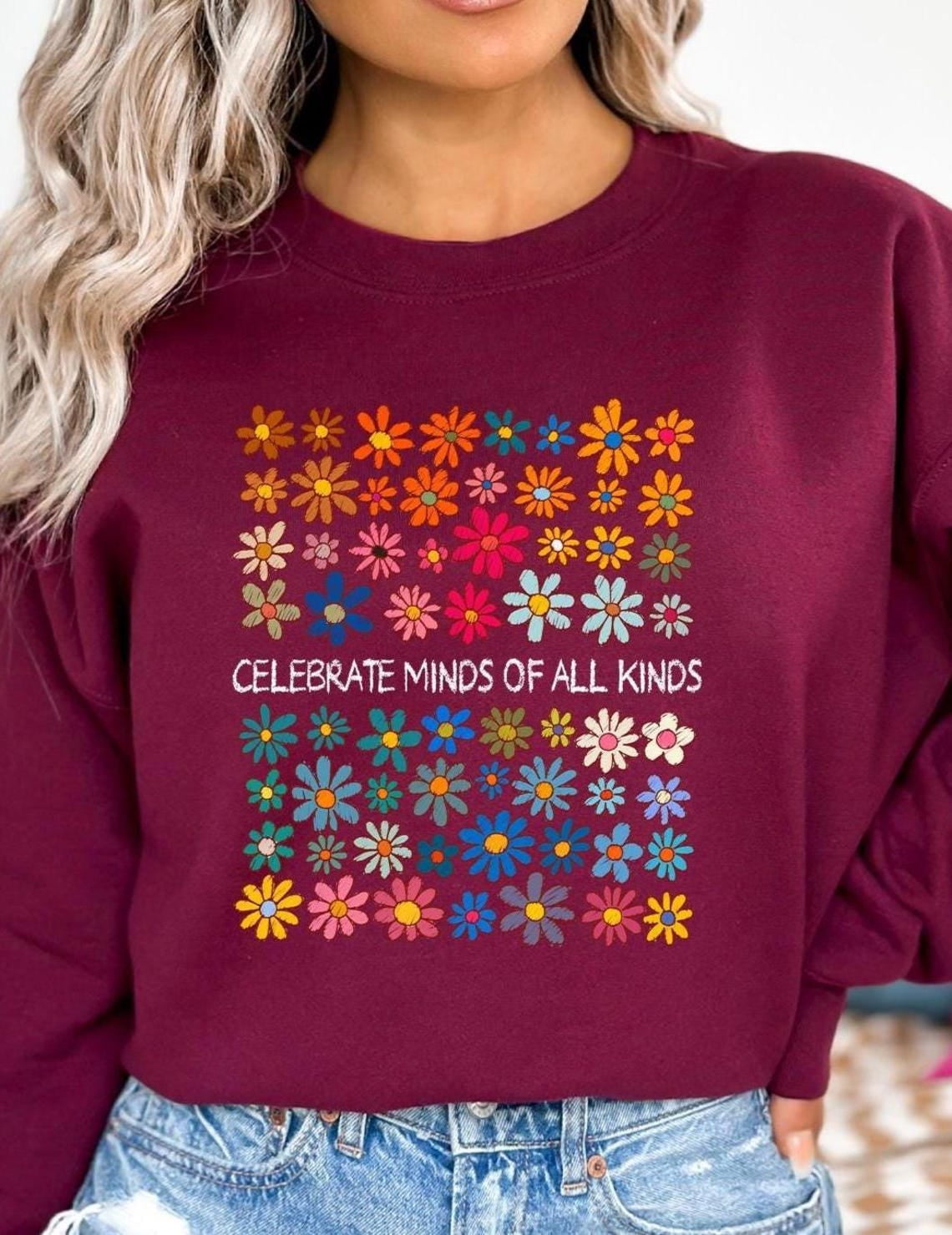 Celebrate Minds of All Kinds sweater, Autism Awareness, Neurodiversity ...