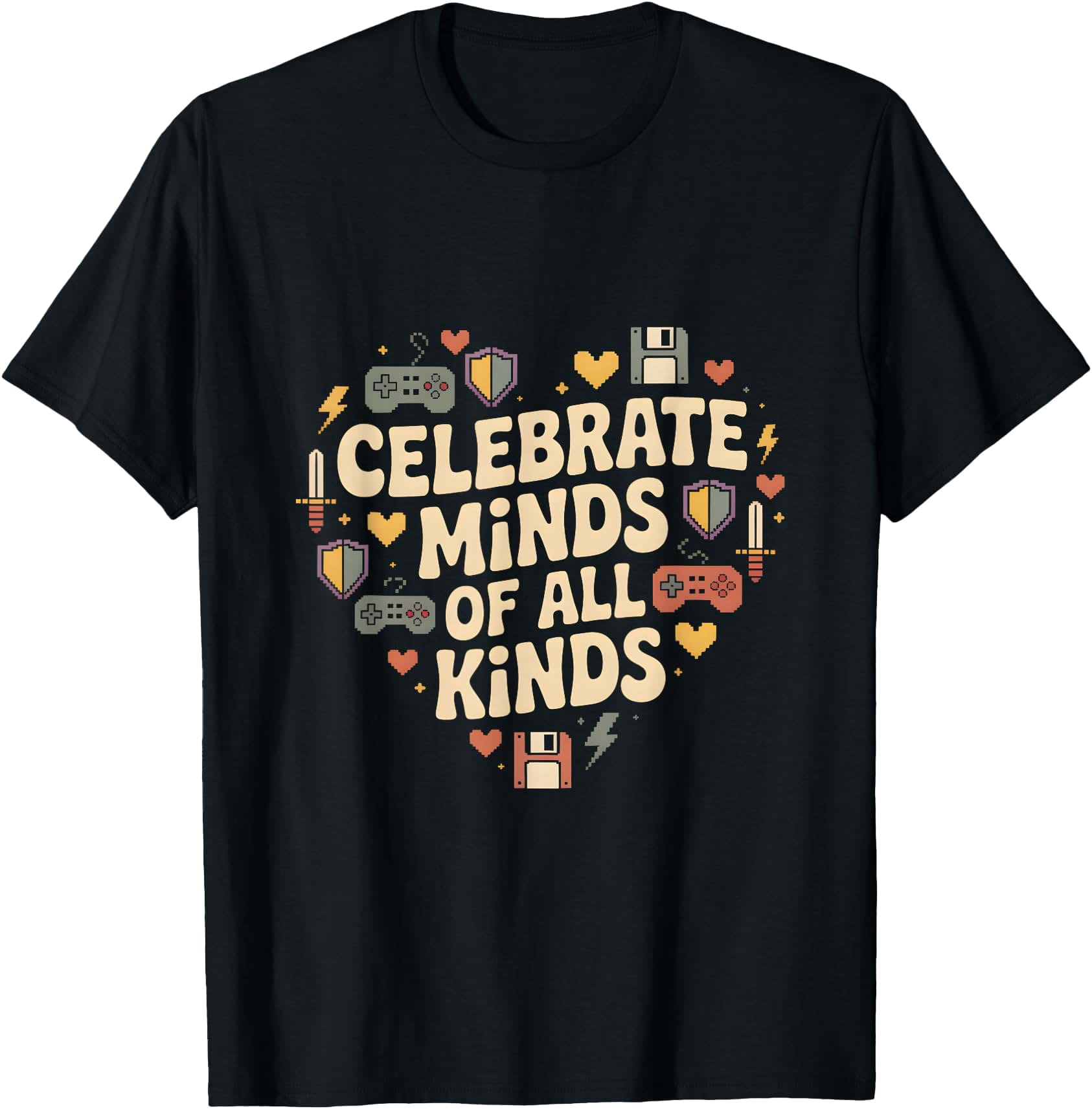 Celebrate Minds Of All Kinds Autism Inclusion Sped T-Shirt - Walmart.com