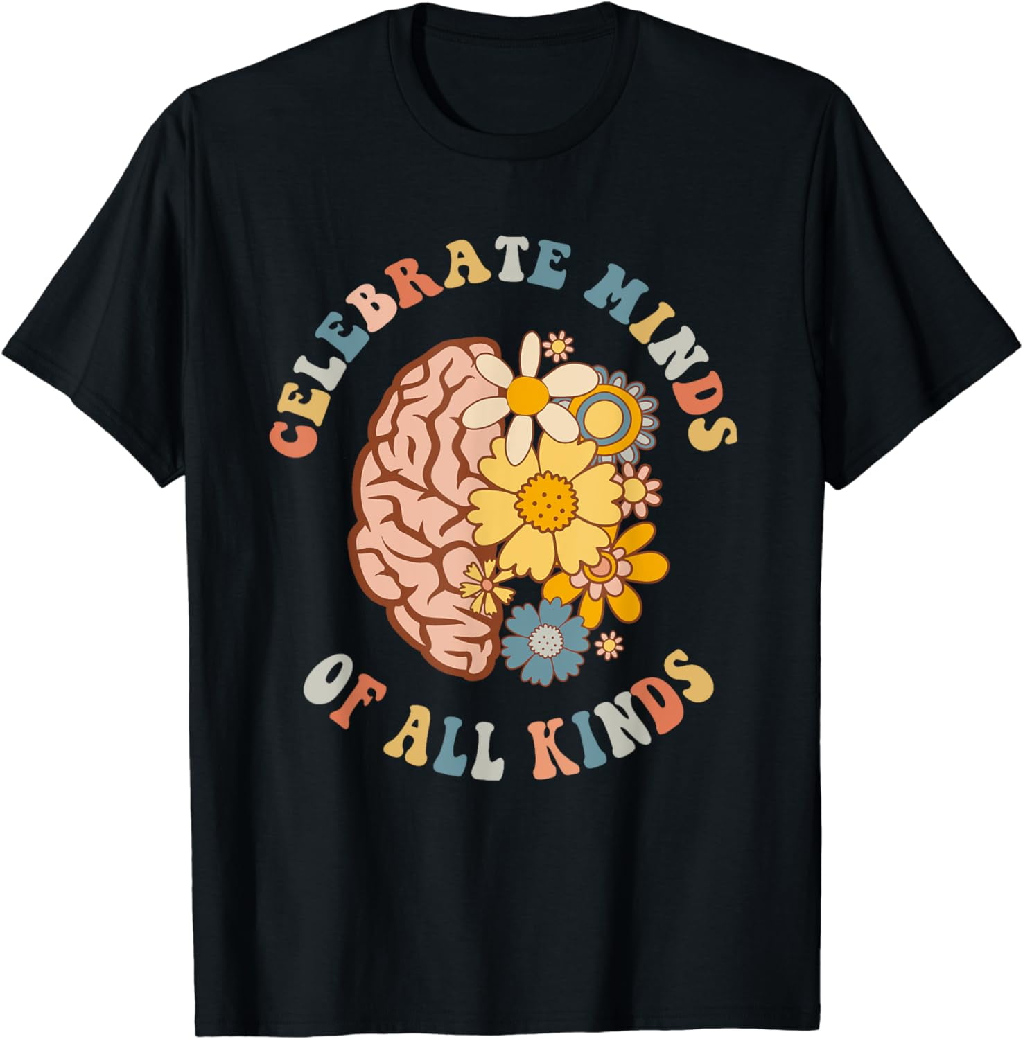 Celebrate Minds Of All Kinds Neurodiversity Autism T-Shirt - Walmart.com