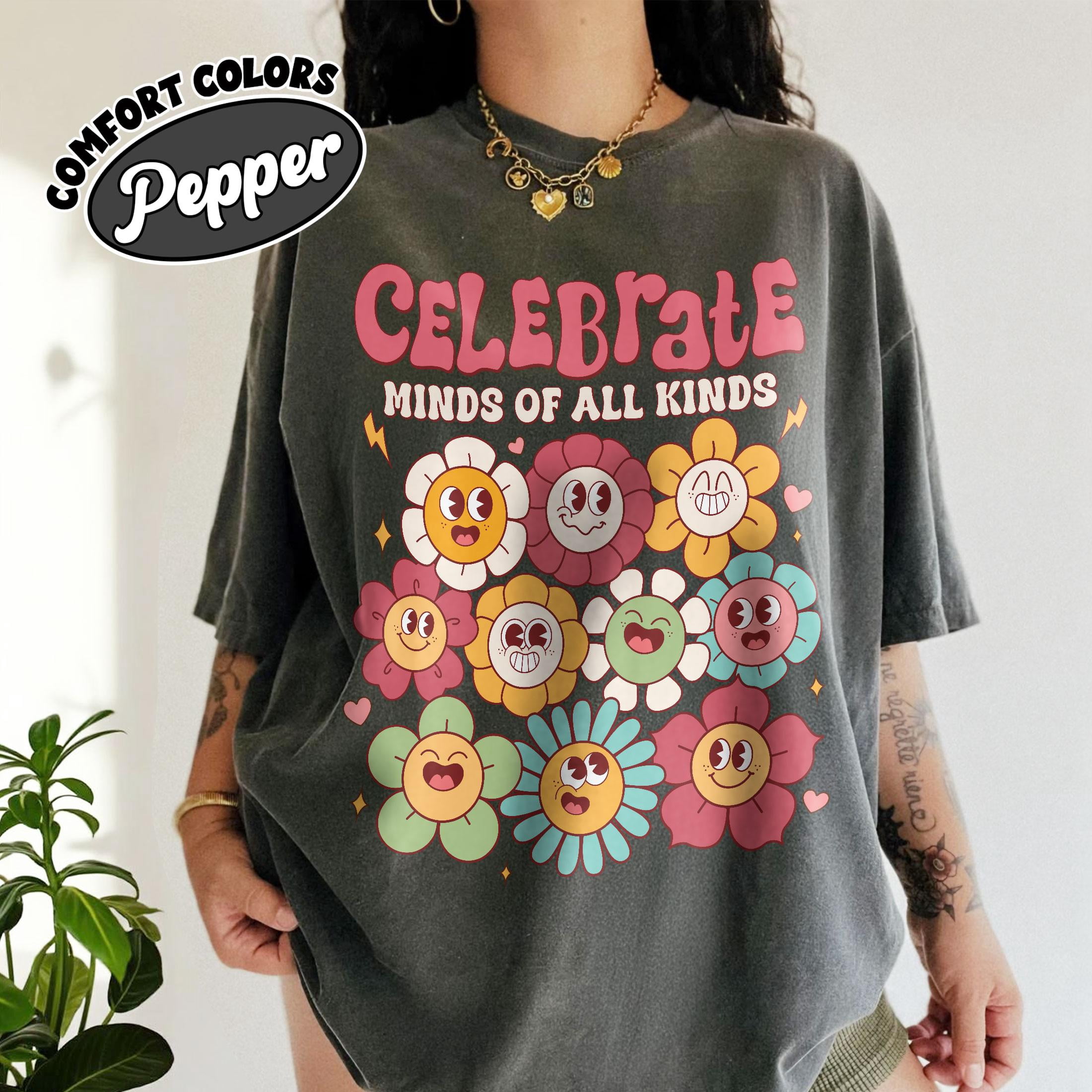 Celebrate Minds of All Kinds Shirt, Autism Awareness Month T Shirt ...