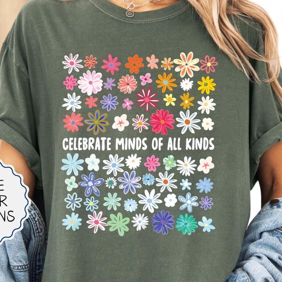 Celebrate Minds of All Kinds Shirt Autism Awareness Shirt ...