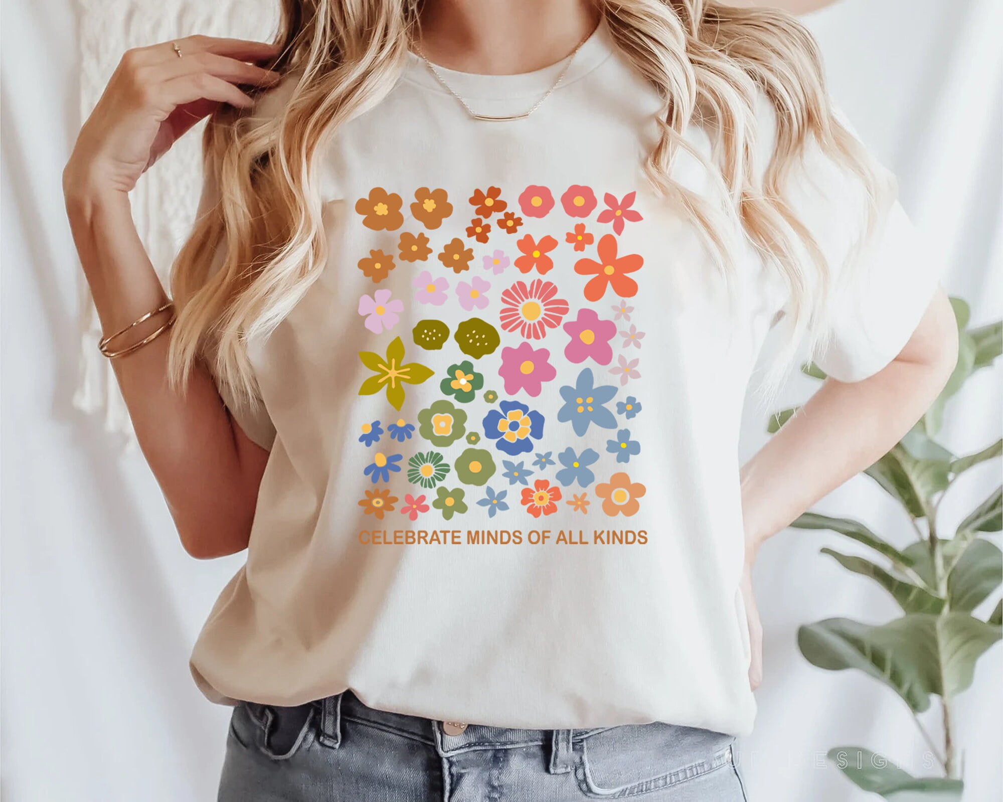 Celebrate Minds of All Kinds T-Shirts, Neurodiversity T-Shirt, Autism ...