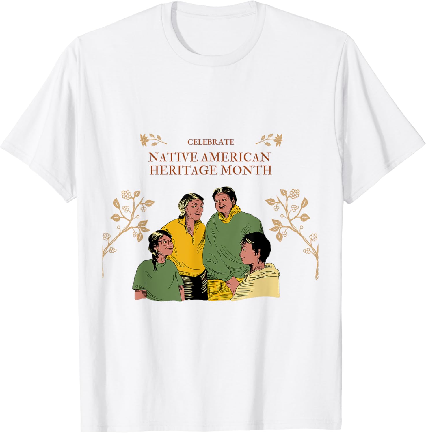 Celebrate Native American Heritage Month T-Shirt - Walmart.com