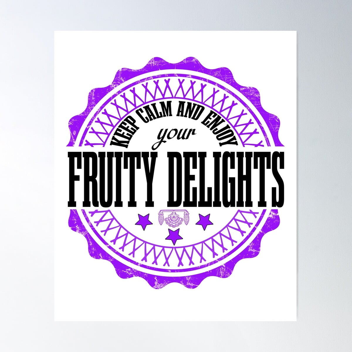 Celebrate Nature'S Bounty With Fruity Delights Design Poster Wall Art ...
