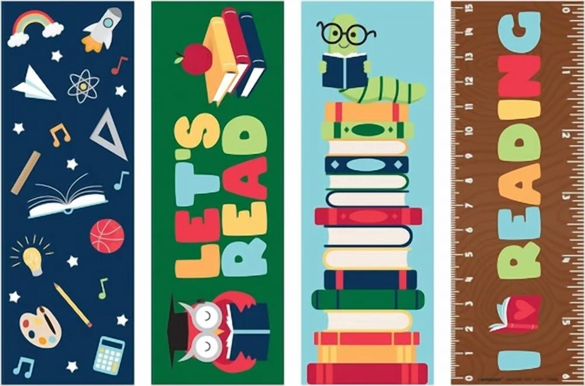 Celebrate Reading Read Across America Theme Party Favor Bookmarks ...