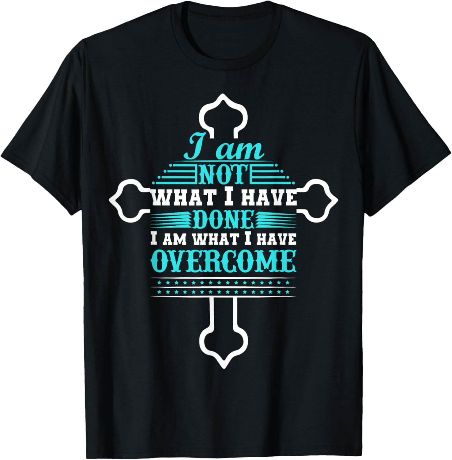 Celebrate Recovery T-Shirt Christian Cross Tee with Quotes. T-Shirt ...