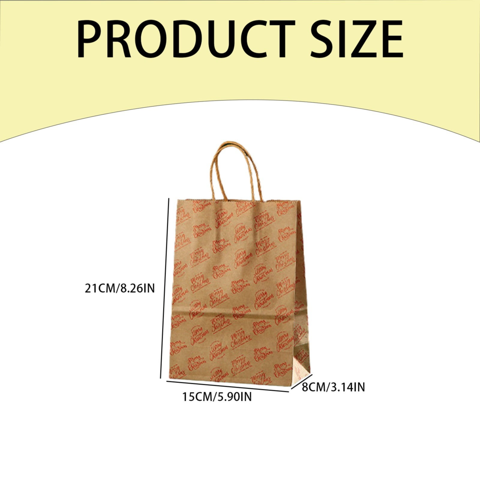 Celebrate Regular Medium Sized Paper Bag With Handle Brown Cowhide Bag ...