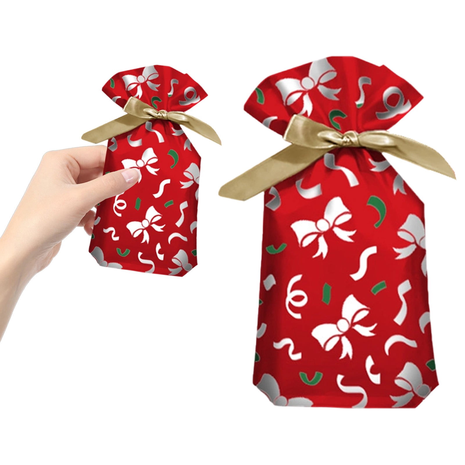 Celebrate Santa with Savings!10 Ea Bags By Homng, Christmas Santa Sack ...