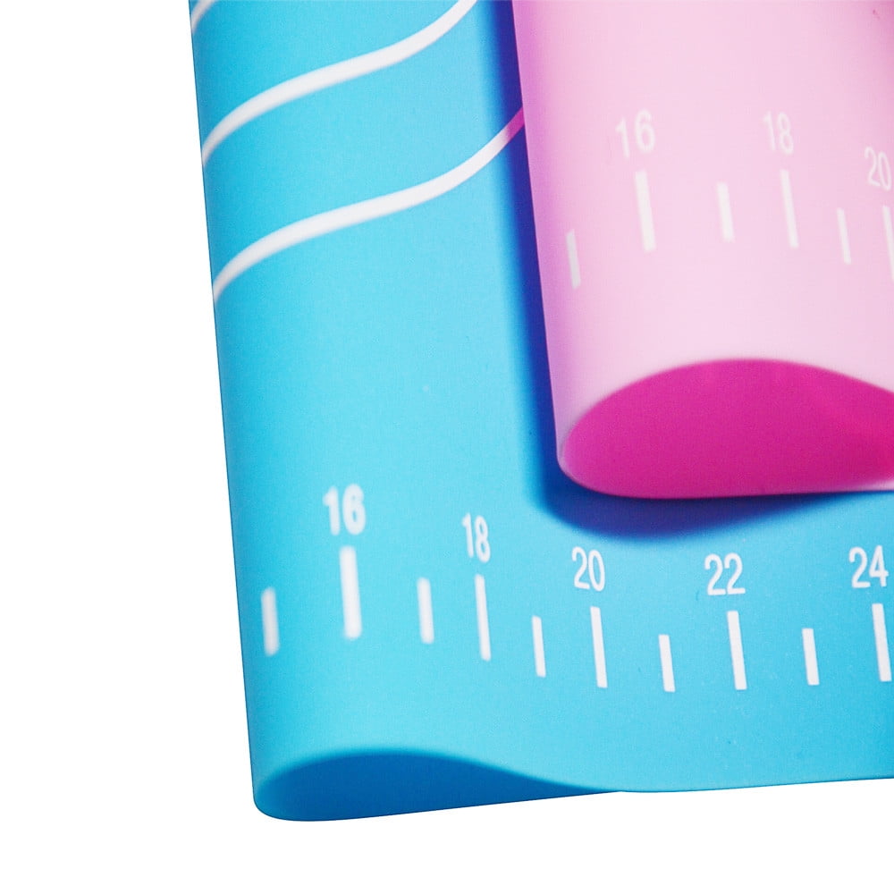 Celebrate Silicone Baking Cake Dough Fondant Rolling Kneading Mat Scale ...