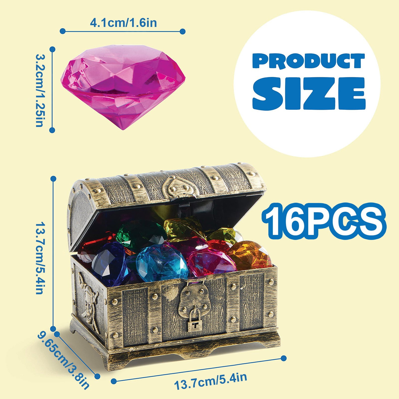 Celebrate Sloosh Diving Gems Pool Toys 16 Big Colorful Diamond With ...