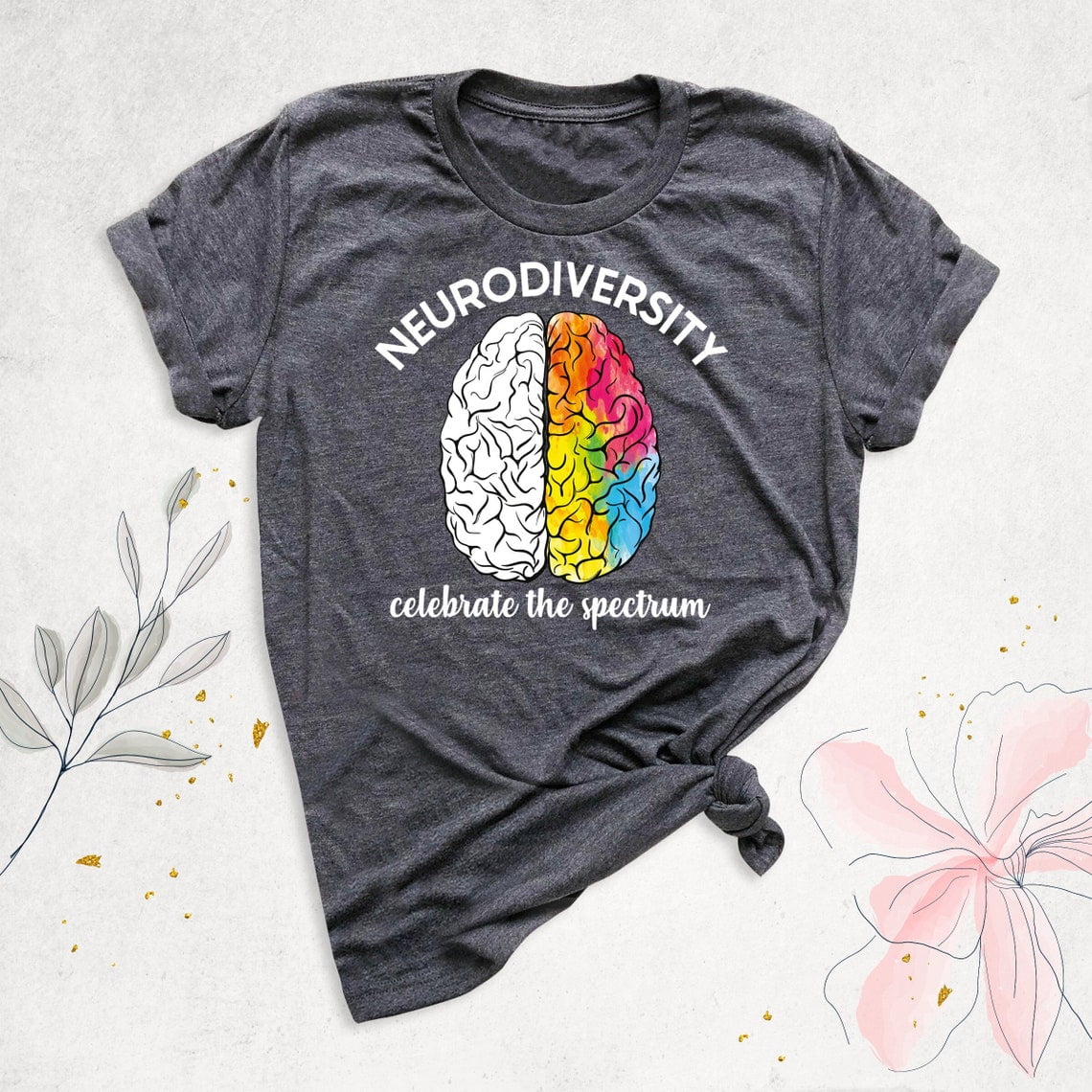 Celebrate The Spectrum Shirt, Neurodiversity Shirt, Autism Acceptance ...