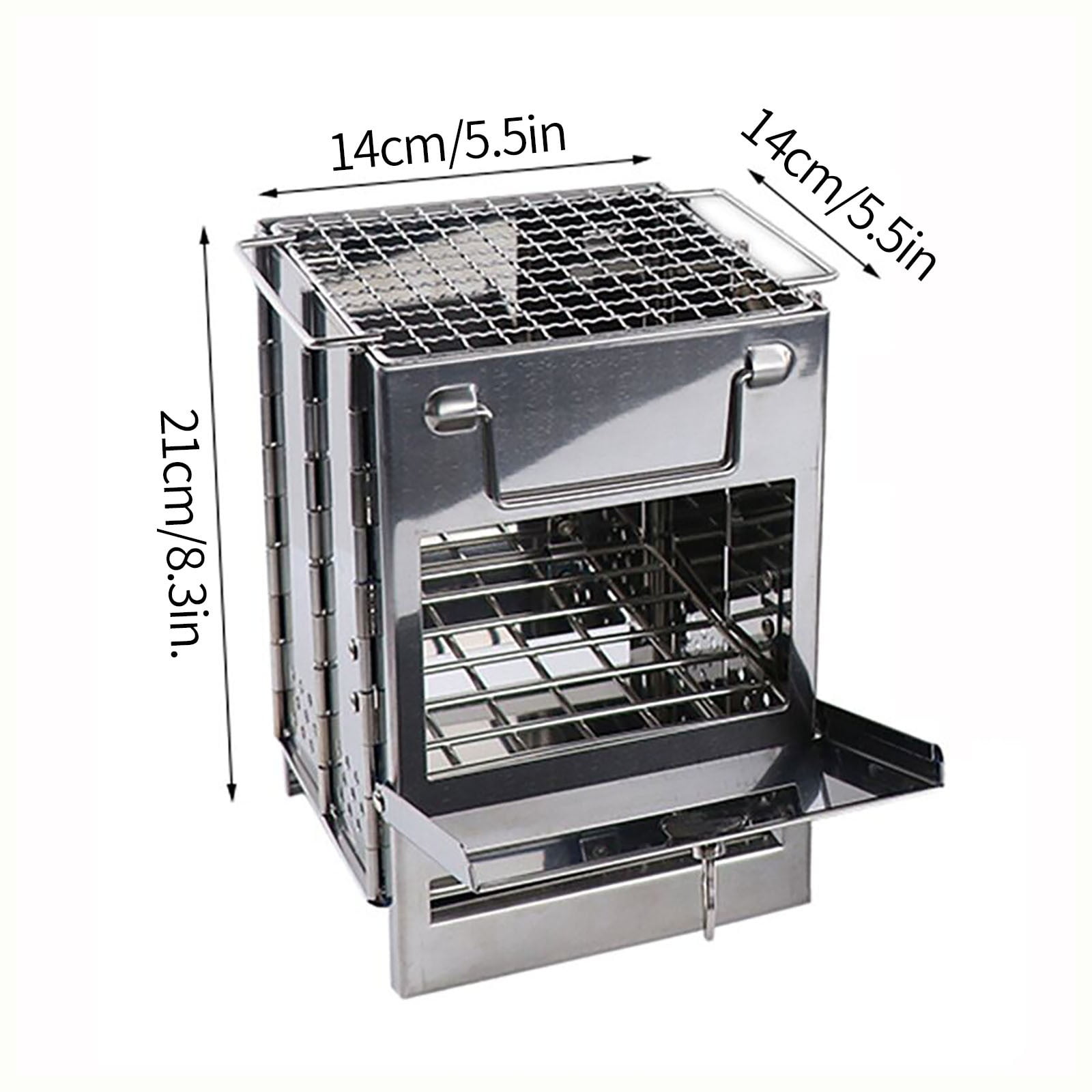 Celebrate Square Barbecue Grill Stainless Steel Folding Grill Bbq ...