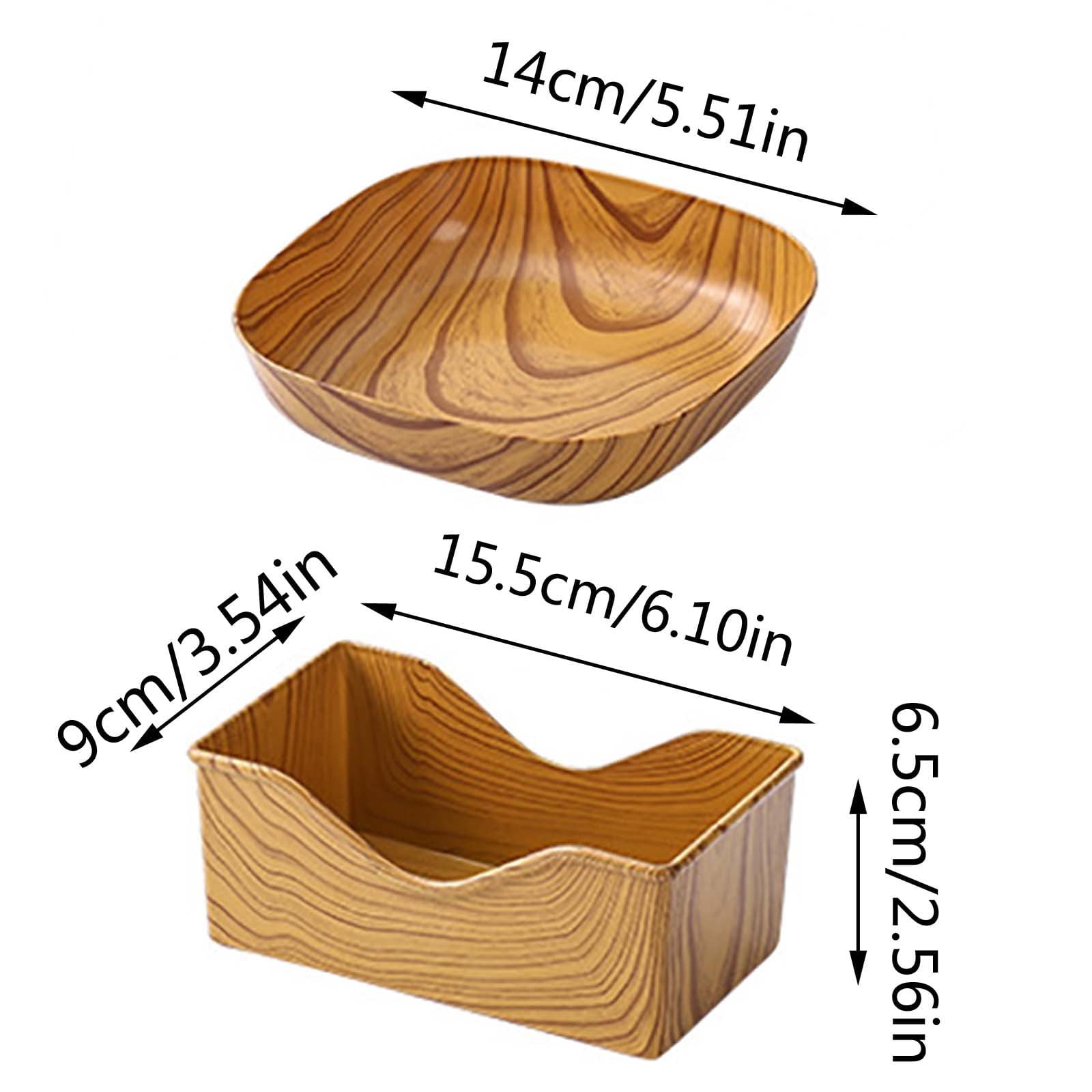 Celebrate Square Plastic Dinner Plate Tray Set With Storage Holder Set ...