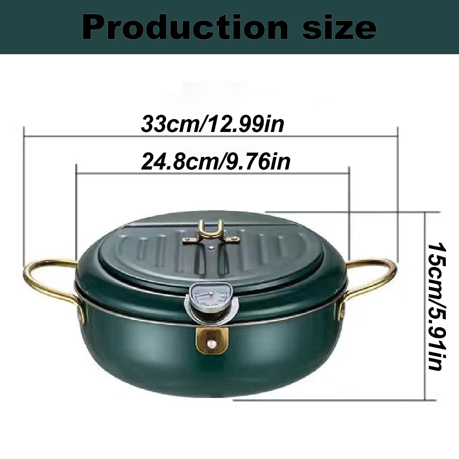 Celebrate Stainless Deep Fryer Japanese Deep Fryer Pot Stainless Frying ...