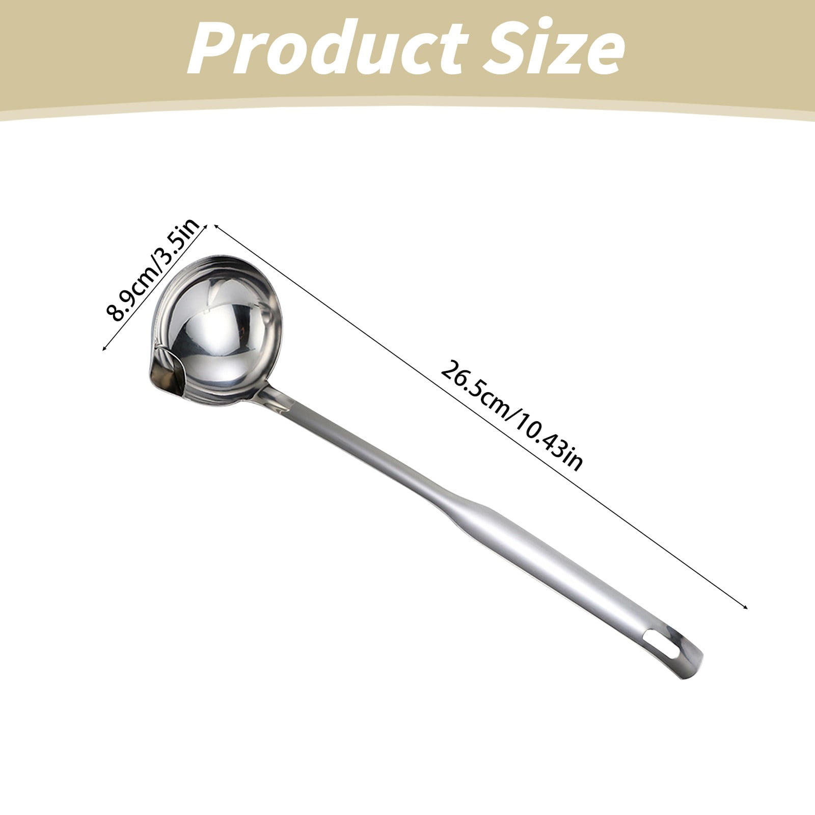 Celebrate Stainless Oil Separator Soup Food Separator Spoon Strainer ...