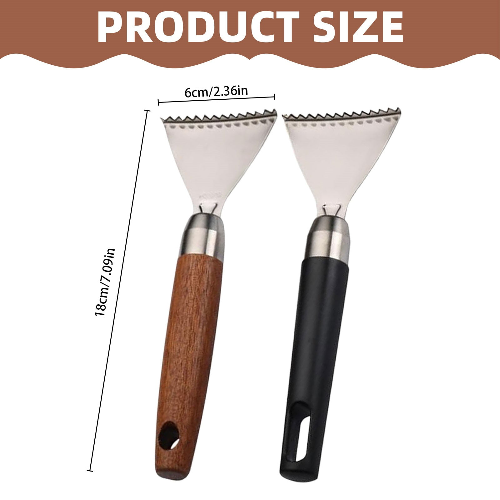 Celebrate Stainless Steel Sharp Fish Scale Remover Fish Tool Stainless ...