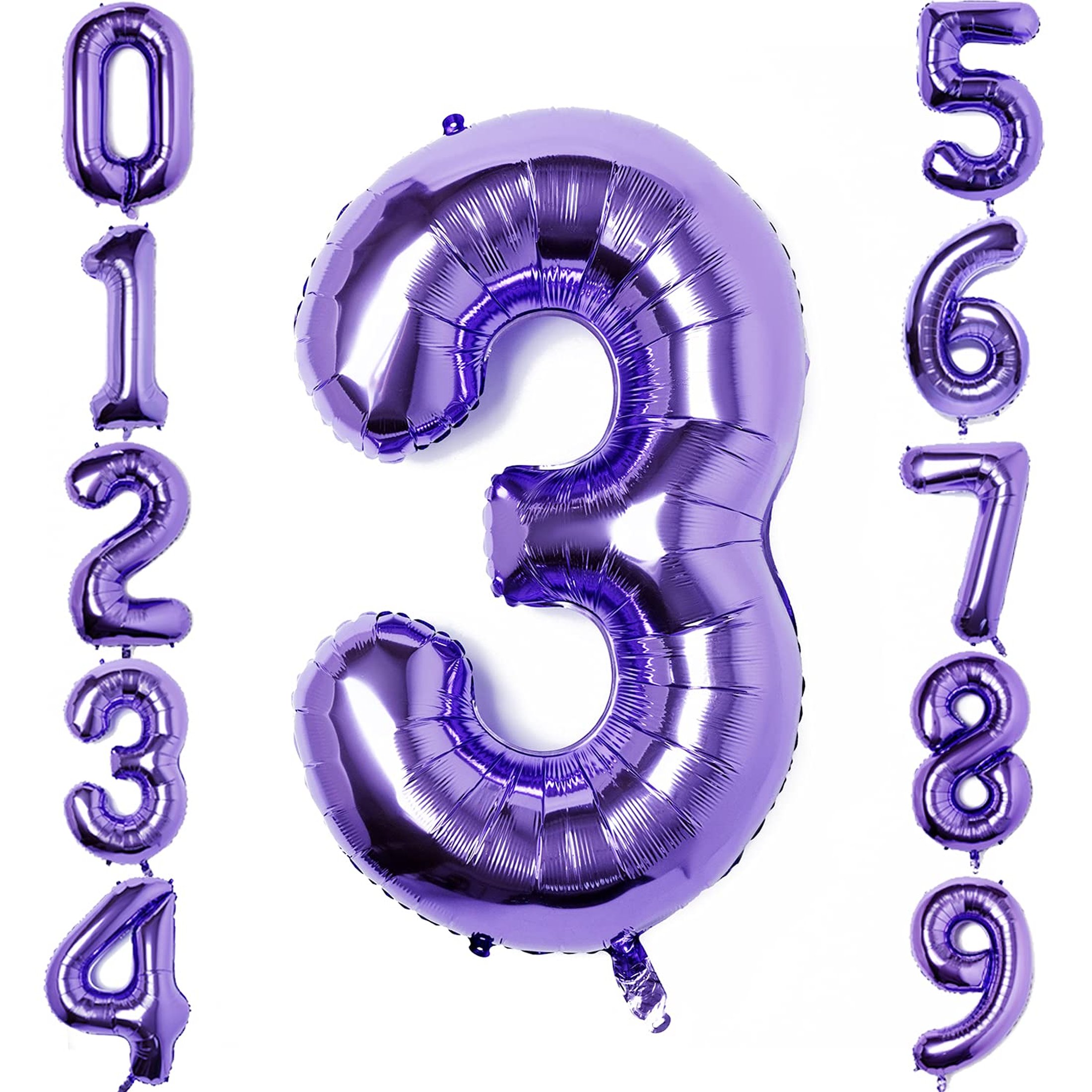 Celebrate with Style: 40-Inch Mylar Number Balloons for Birthdays and ...