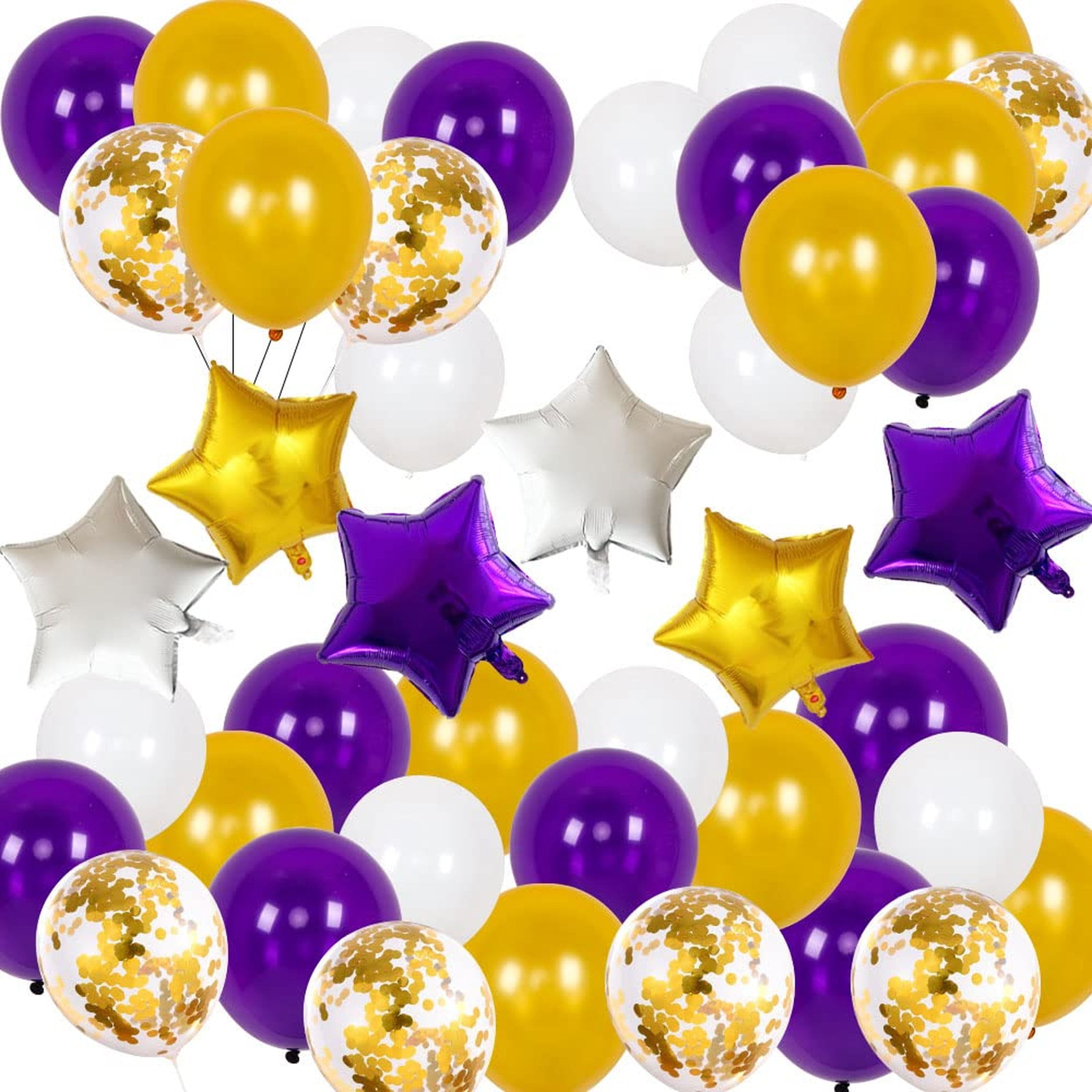 Celebrate in Style: Elegant Purple and Gold Graduation Party ...
