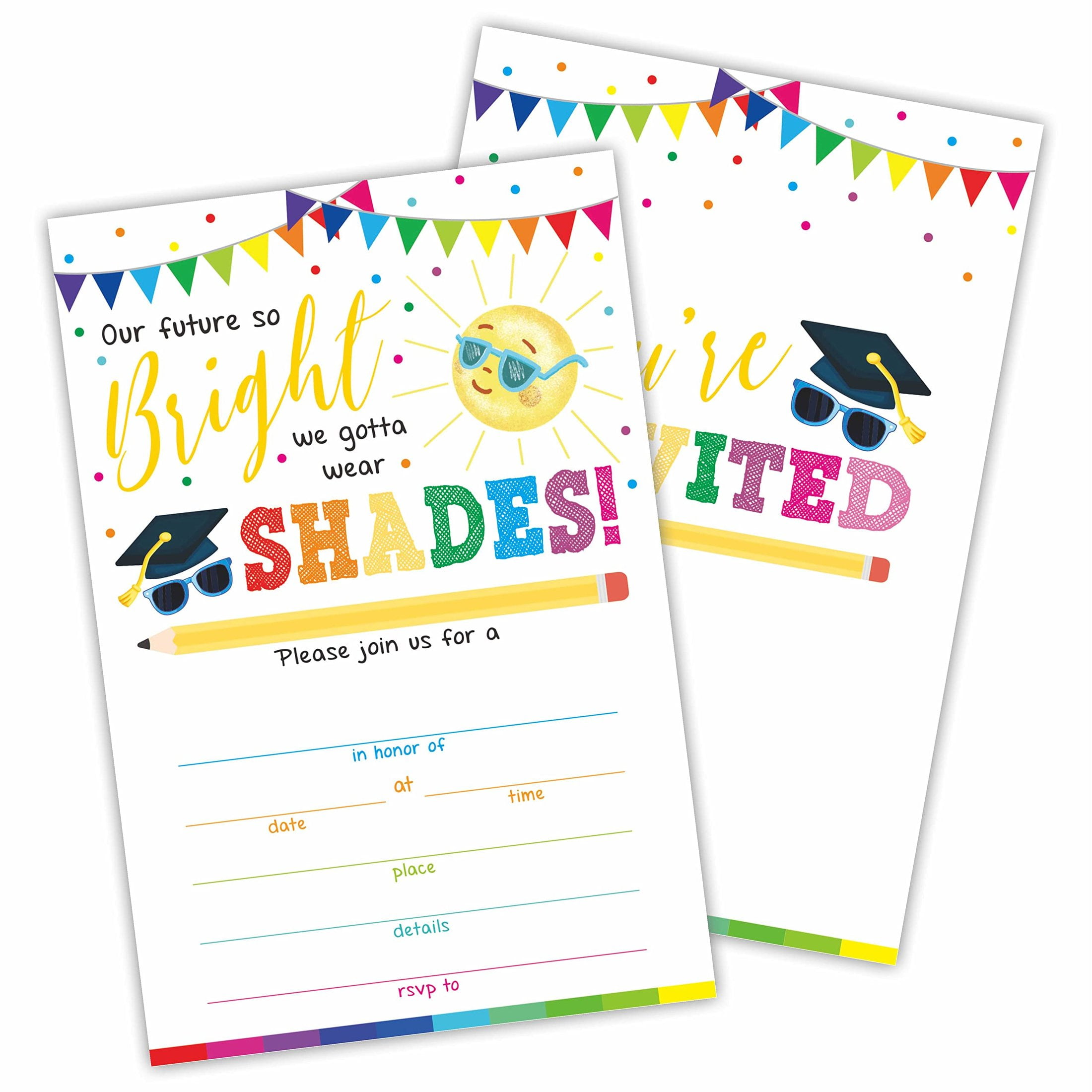 Celebrate Success: 2023 Graduation Invitations with Envelopes - 25 Pack ...